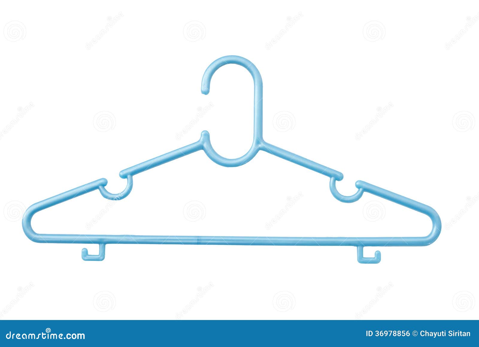 Blue plastic hanger stock photo. Image of shop, isolated - 36978856