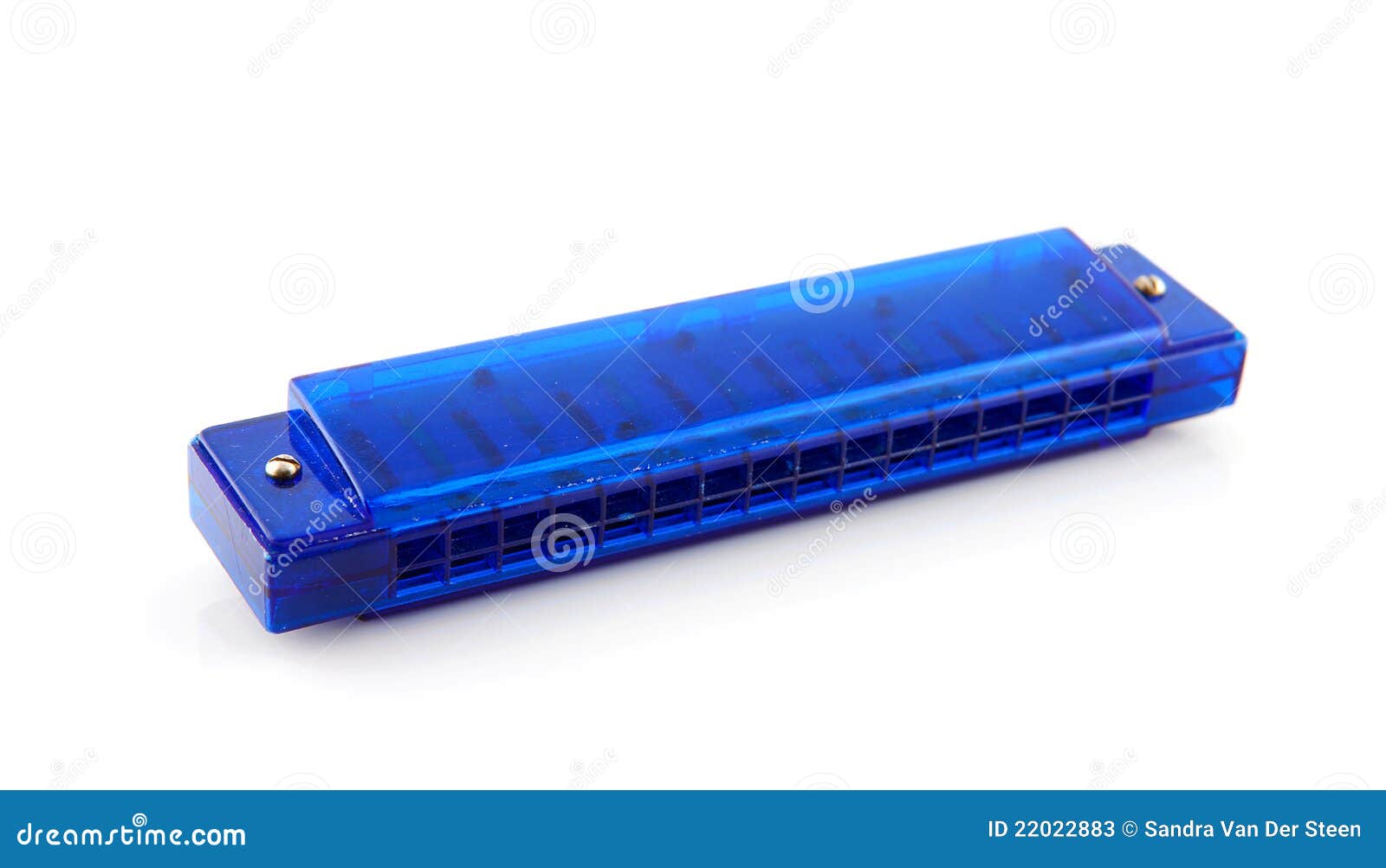 Blue plastic harmonica stock image. Image of blue, musical - 22022883