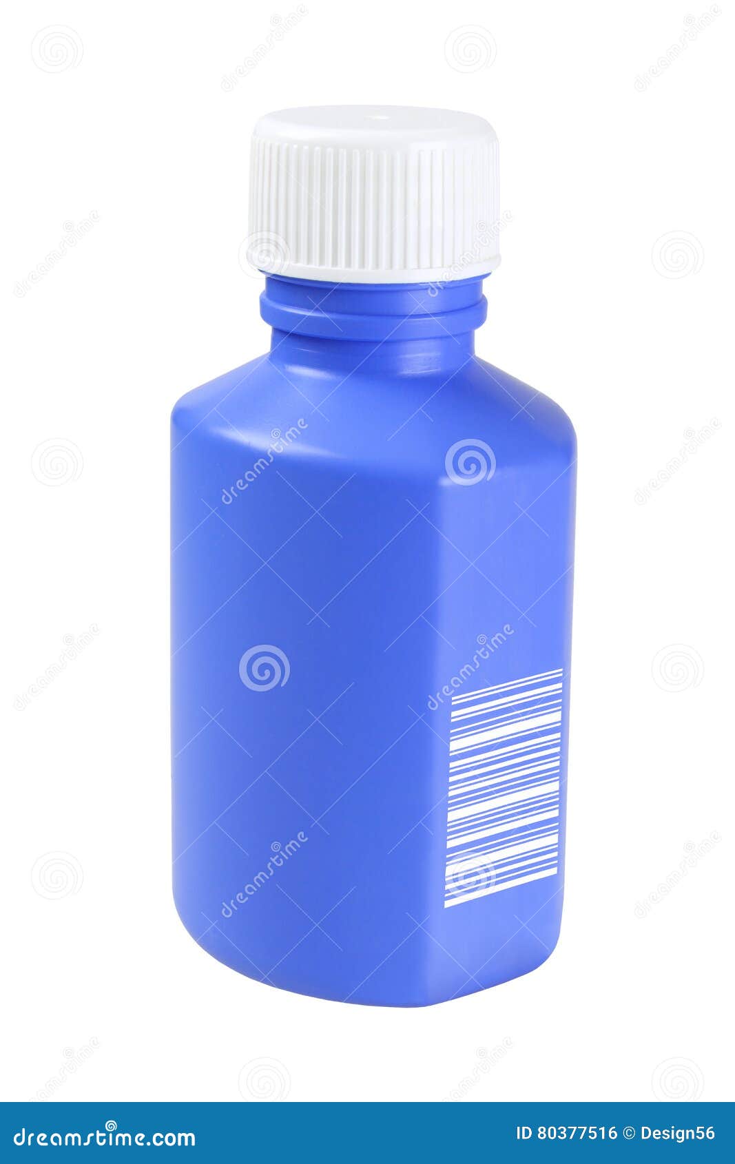 Blue Plastic Medicine Bottle Stock Photo - Image of plastic, care: 80377516