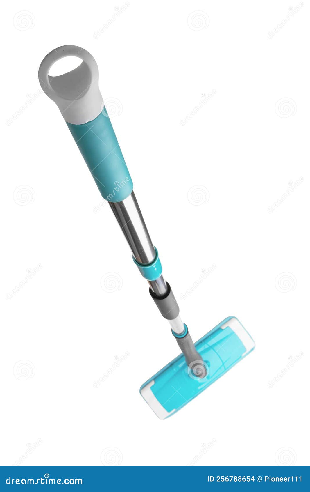 Blue plastic mop stock photo. Image of floor, brush - 256788654