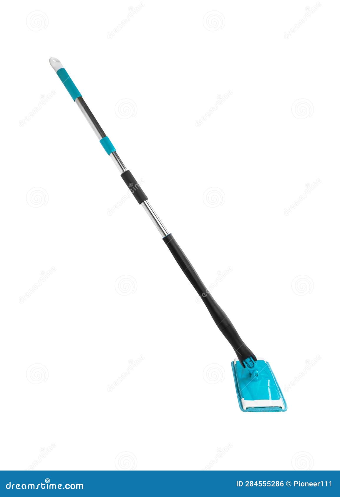 Blue plastic mop stock photo. Image of chores, kitchen - 284555286