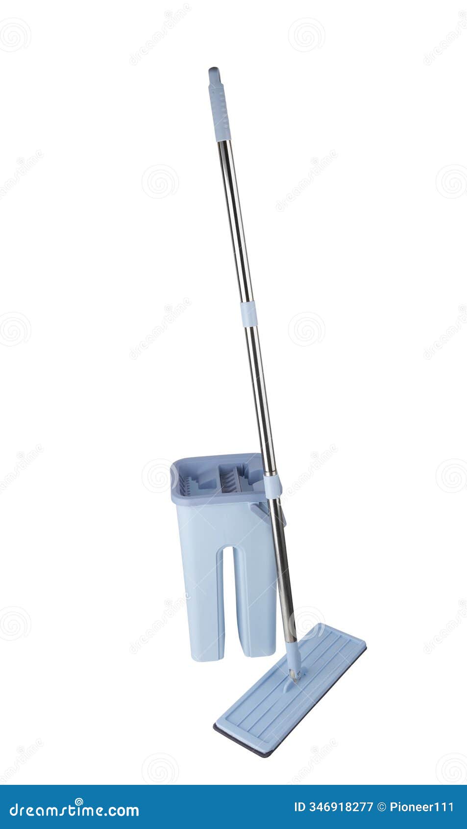 Blue plastic mop stock image. Image of kitchen, domestic - 346918277