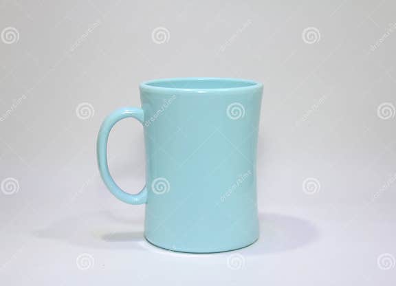 Blue plastic mug stock image. Image of desk, ceramic - 273874765