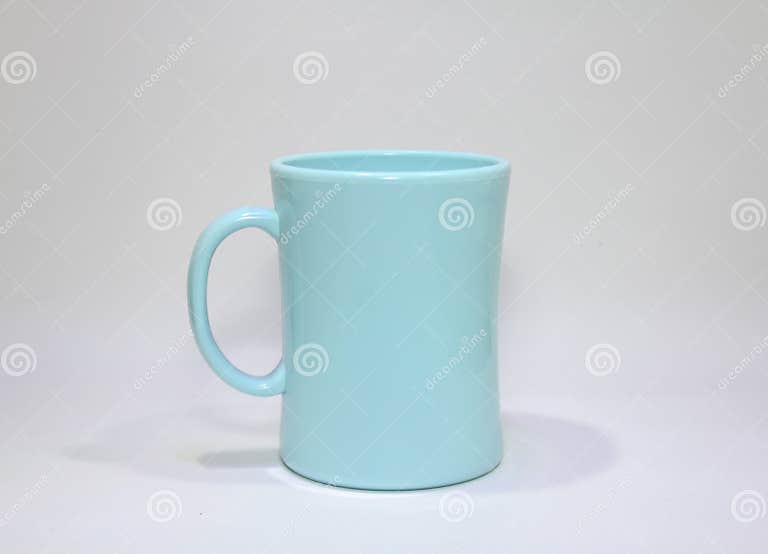 Blue plastic mug stock image. Image of desk, ceramic - 273874765