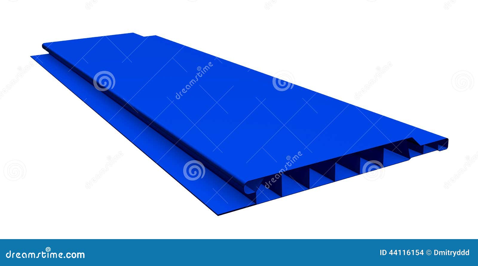 Blue plastic panel stock illustration. Illustration of plasterboard ...
