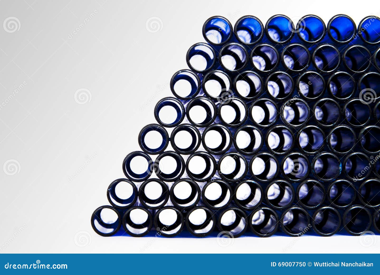 Blue plastic pipes stock photo. Image of equipment, drain - 69007750