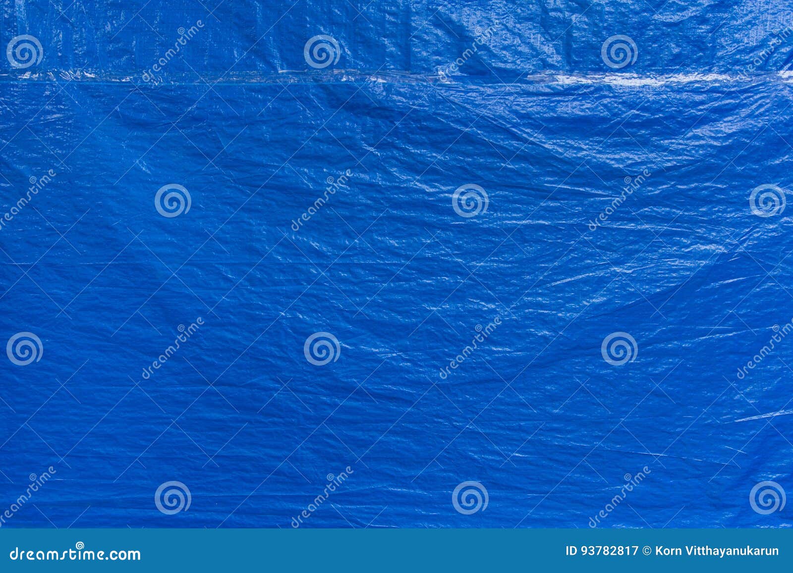 Blue Plastic Protector Cover Texture Stock Image - Image of covered ...