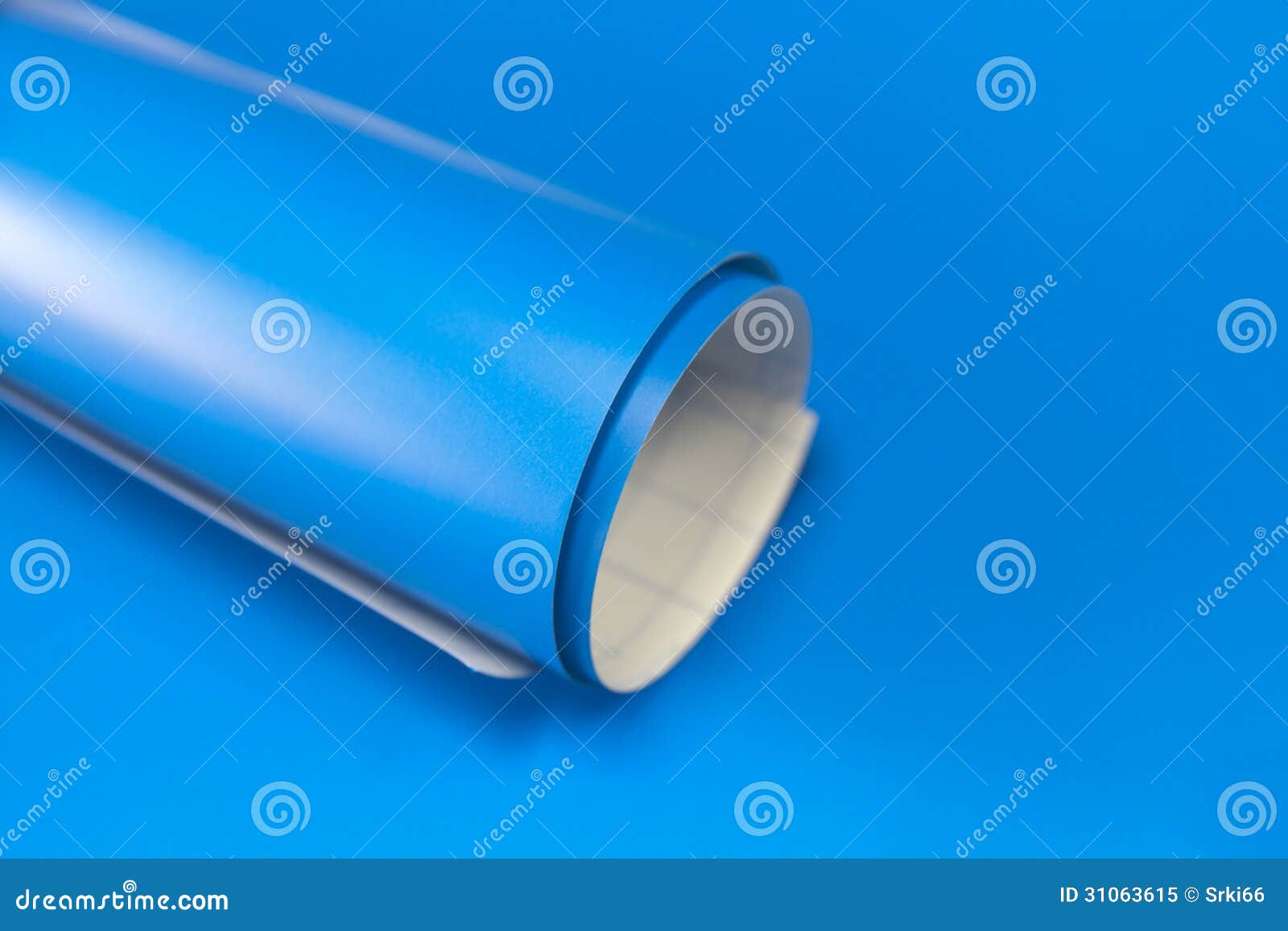 Blue plastic roll stock image. Image of design, diagram - 31063615