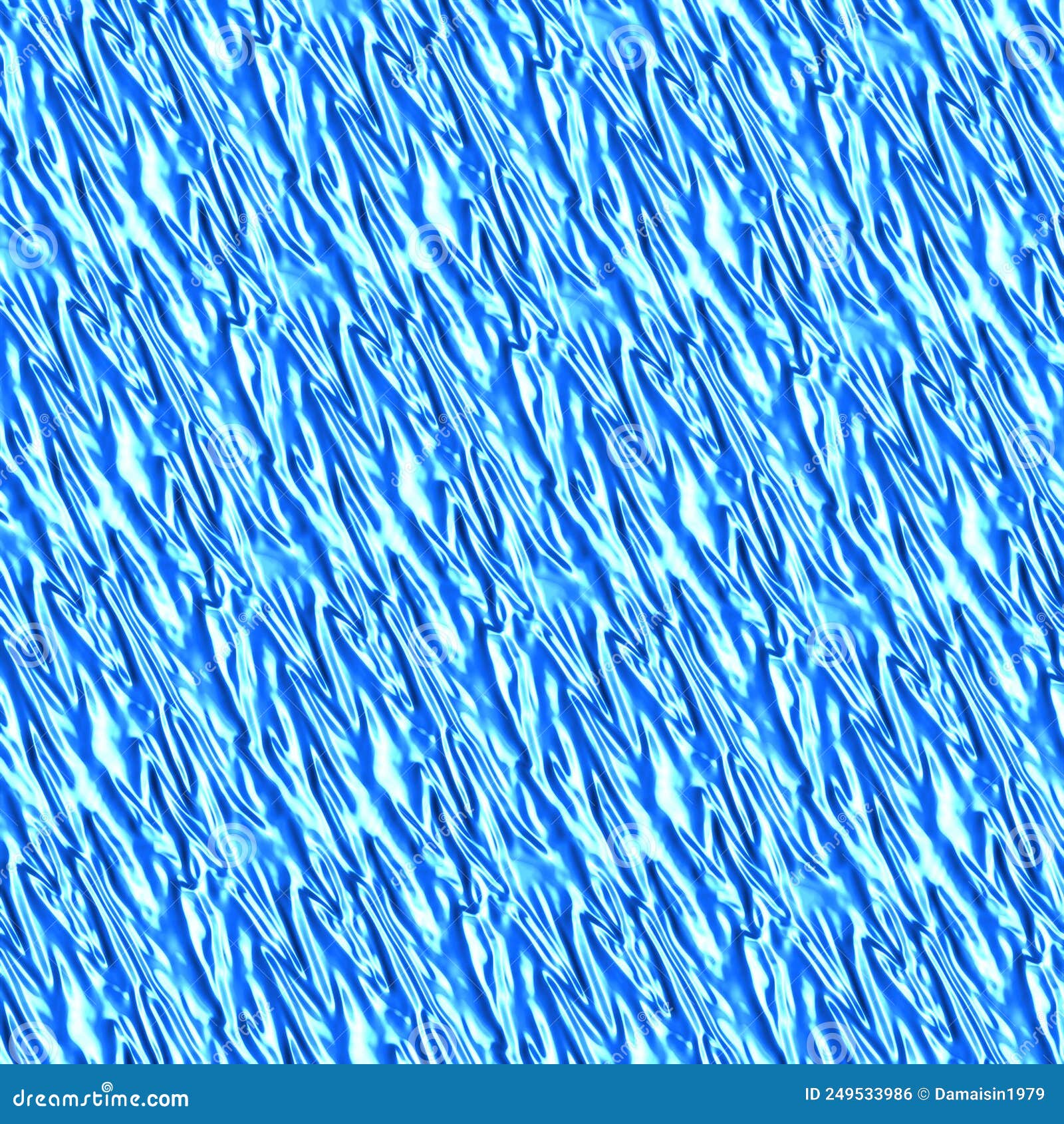 Blue Plastic Shapes, Forms. Abstract Background Stock Illustration ...
