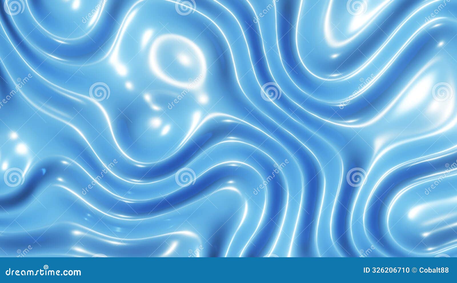 Blue Plastic Shiny Background, Latex Glossy Texture Pattern Wallpaper ...