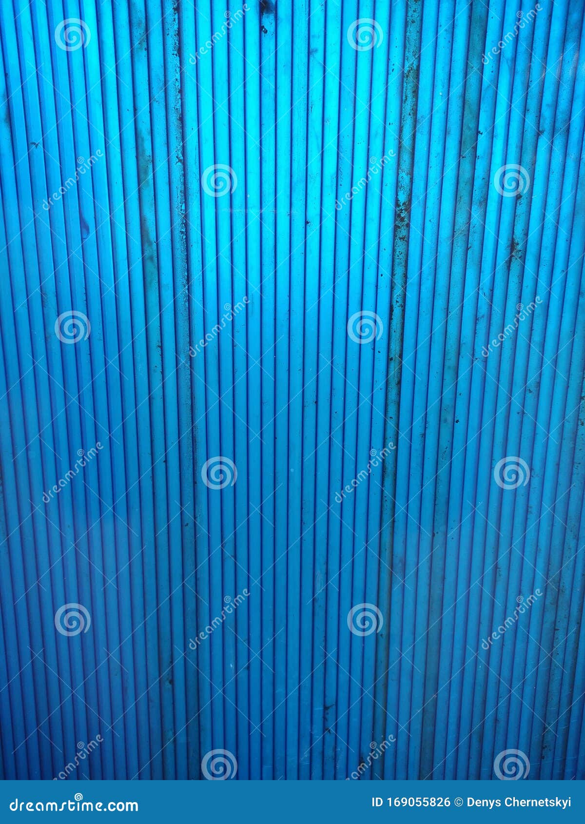 Blue Plastic Striped Plane, Vertical Lines Stock Photo - Image of ...