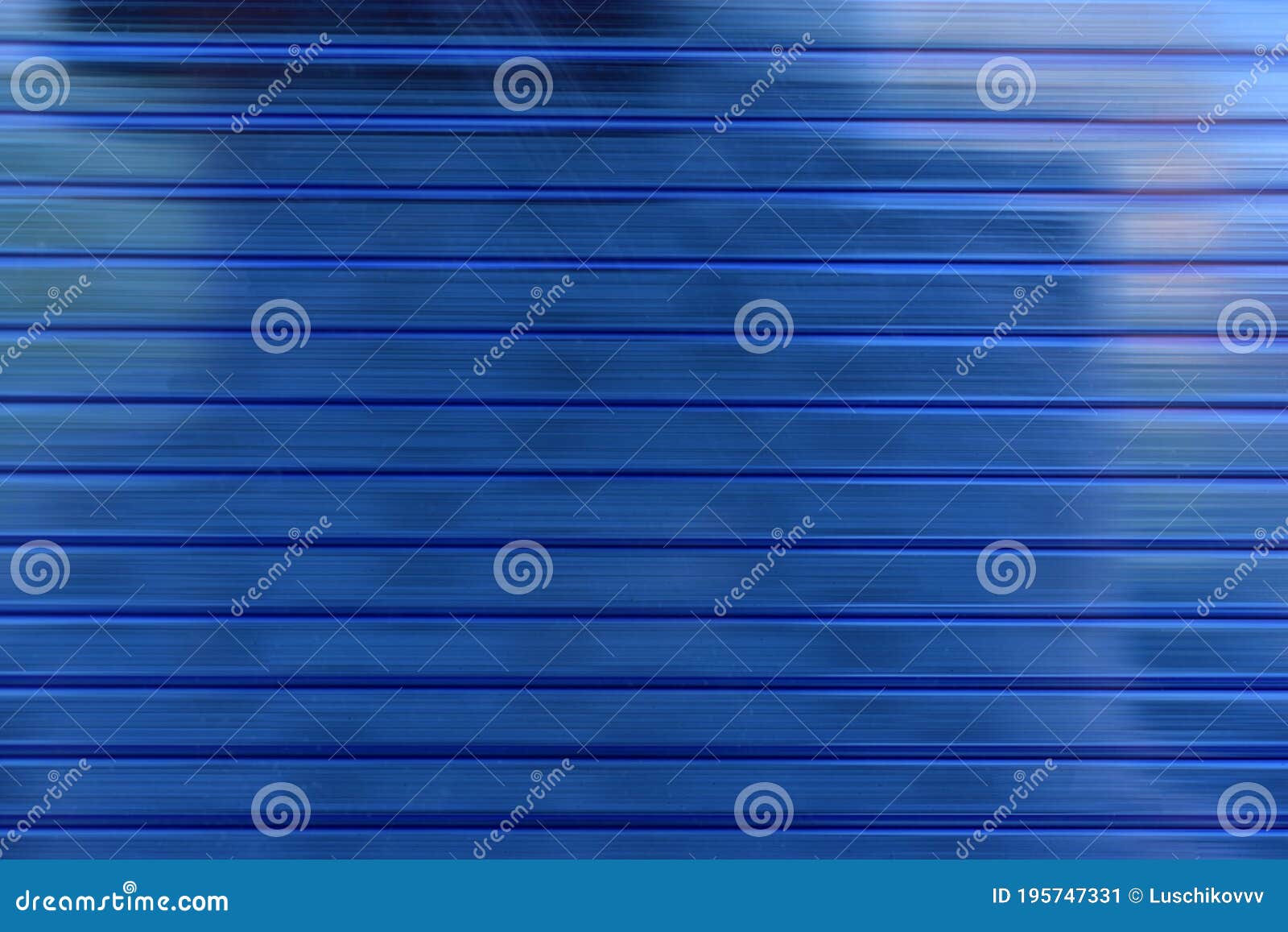 Blue Plastic Striped Polycarbonate Surface in the Sun Stock Image ...