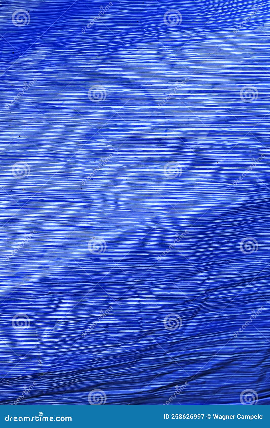Blue Plastic Surface with Micro Stripes, Rio Stock Image - Image of ...
