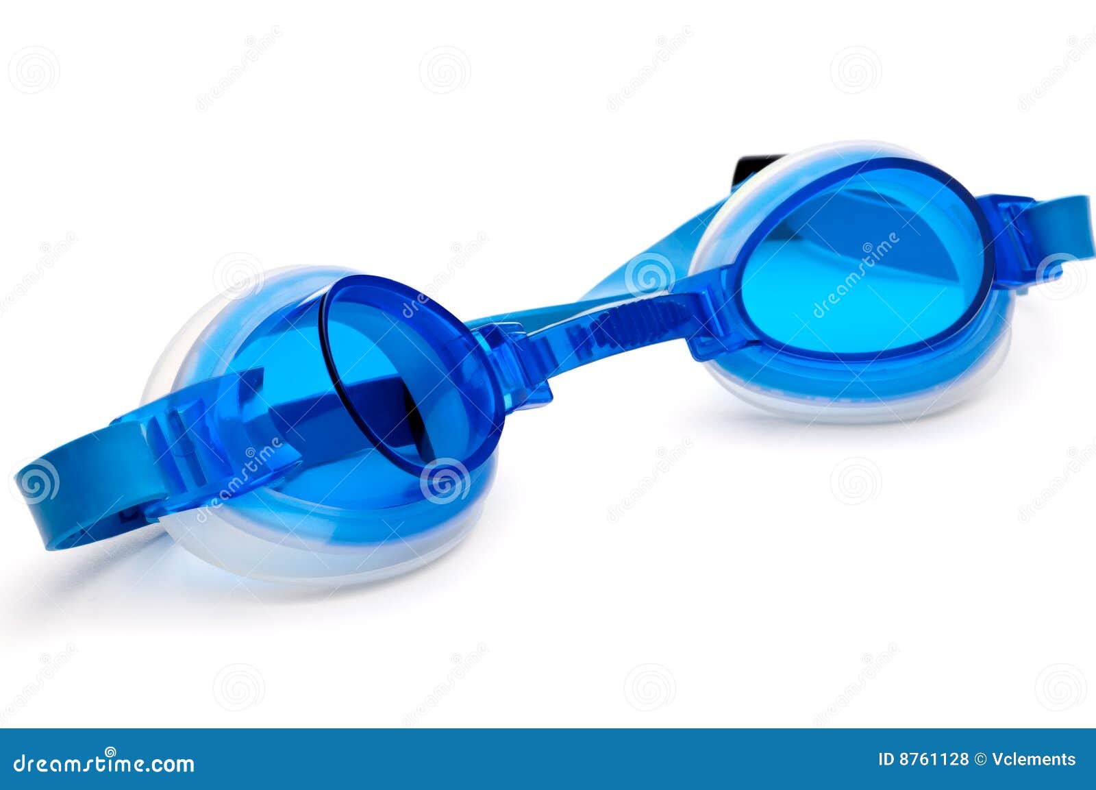 Blue Plastic Swimming Goggles Stock Photo - Image of goggles, blue: 8761128