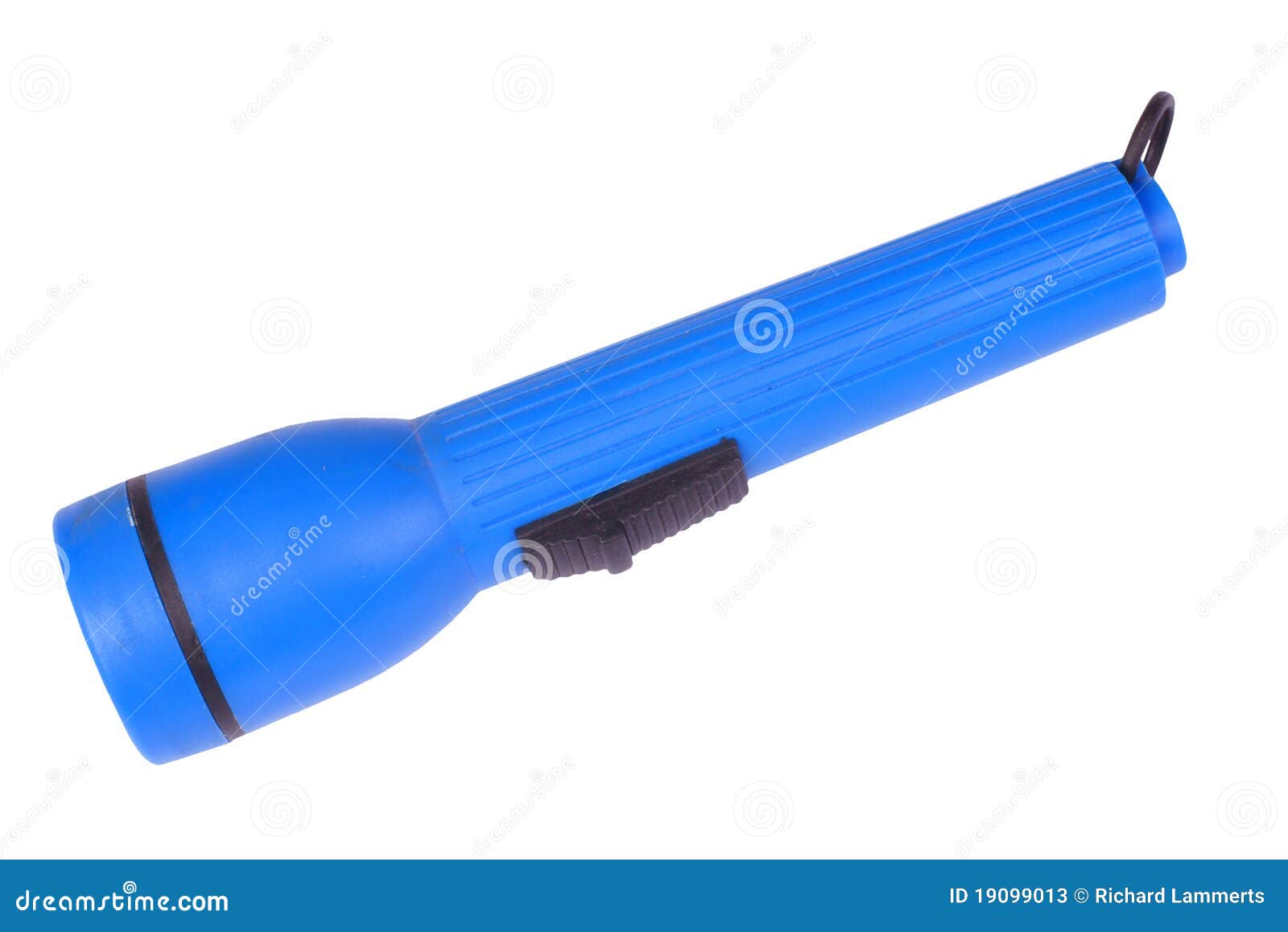 Blue plastic torch stock image. Image of tool, flashlight - 19099013