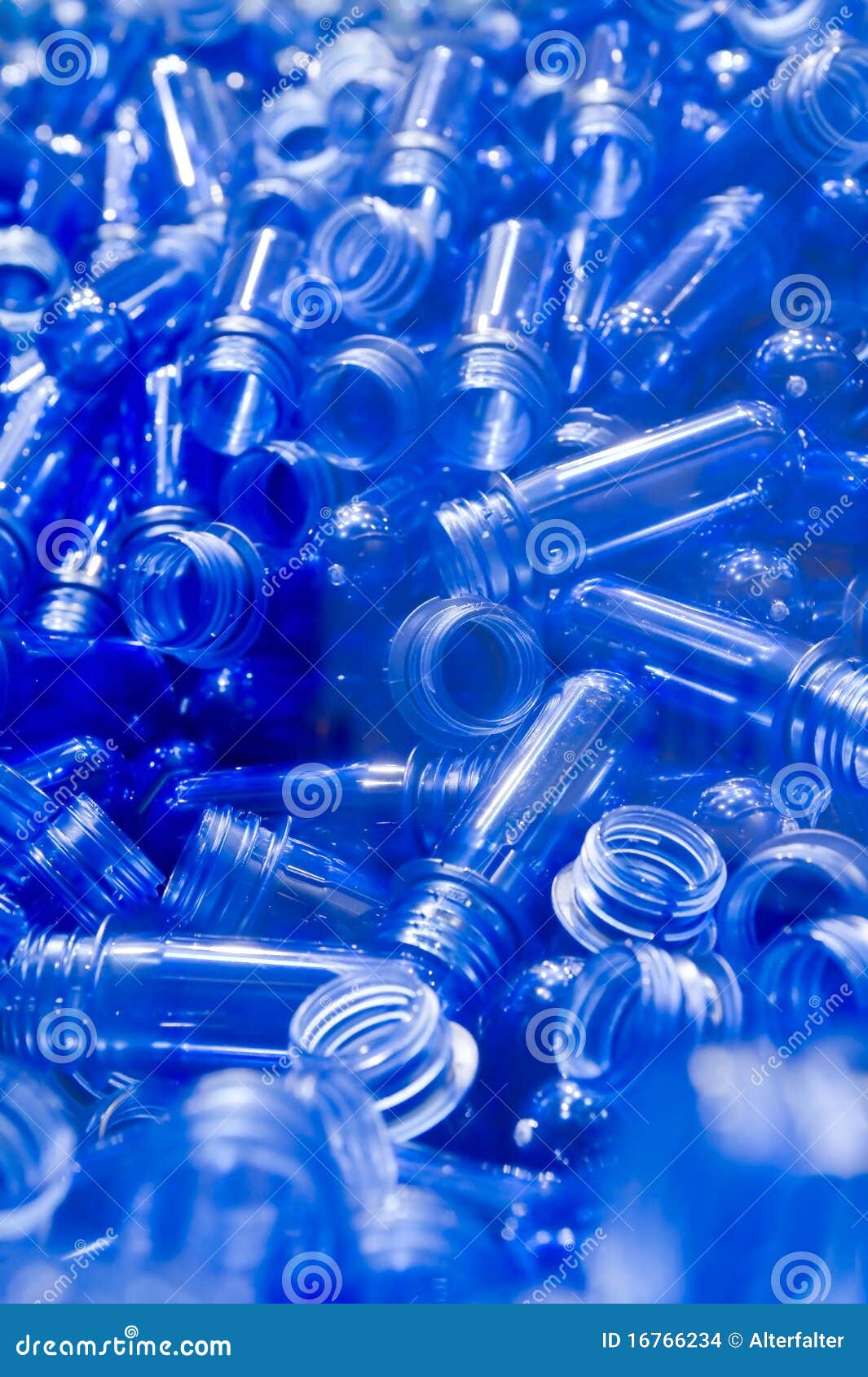 Blue Plastic 55 Gallon Drums Full Of Various Flammable Waste At A ...