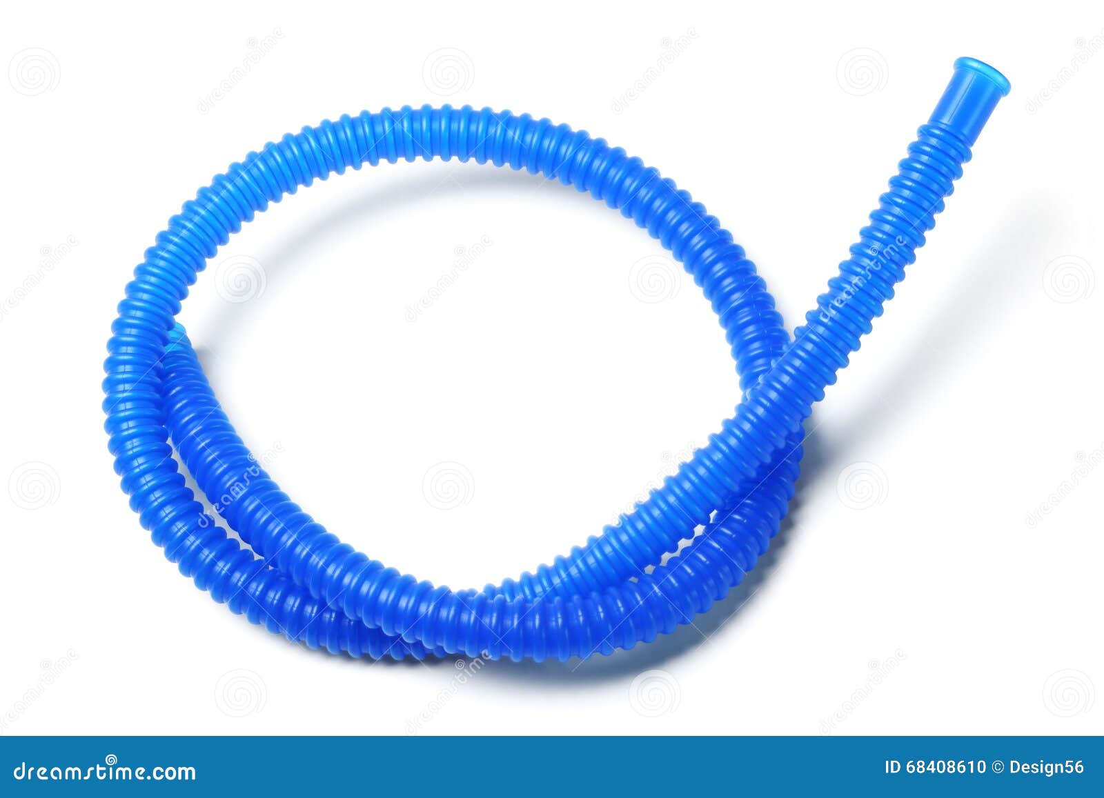Blue Plastic Tubing stock photo. Image of shot, hose - 68408610
