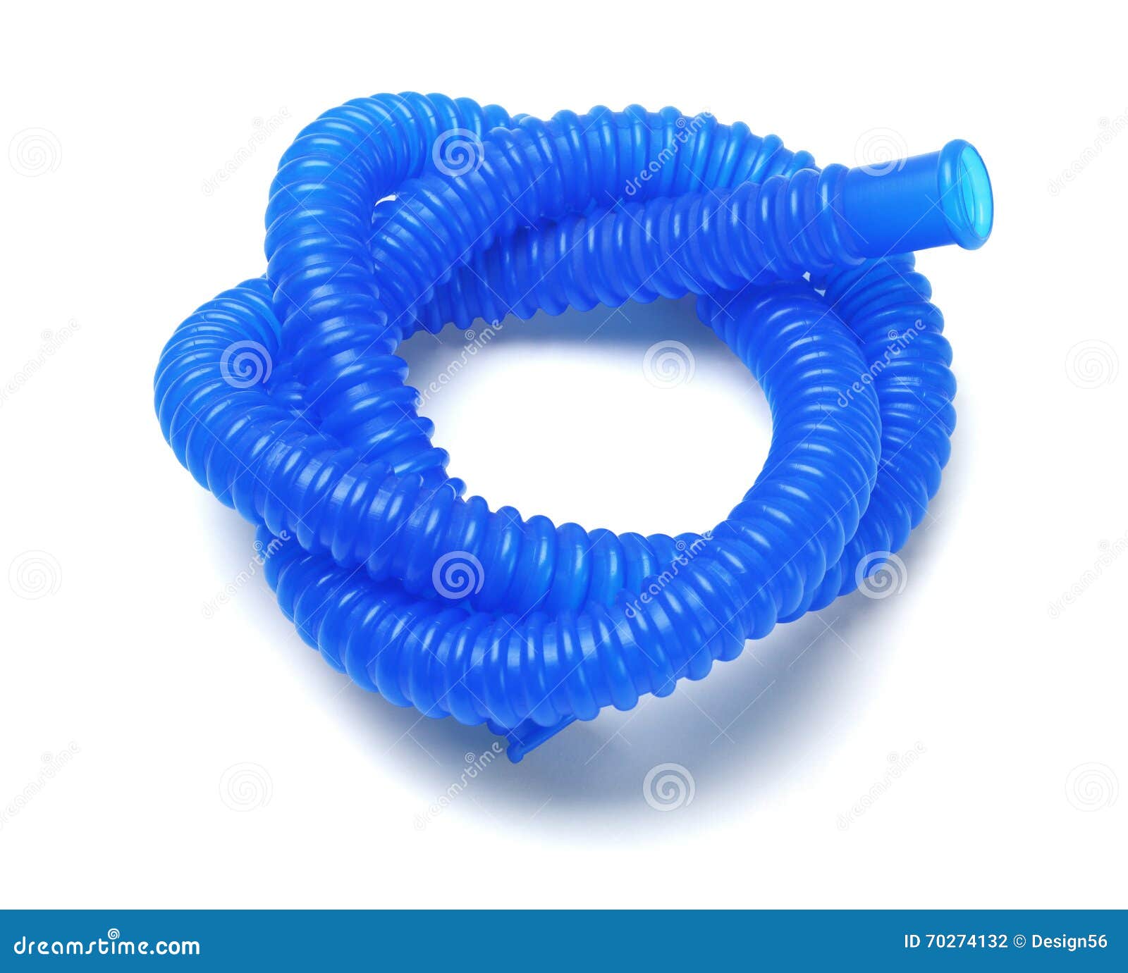 Blue Plastic Tubing stock photo. Image of plastic, tube - 70274132
