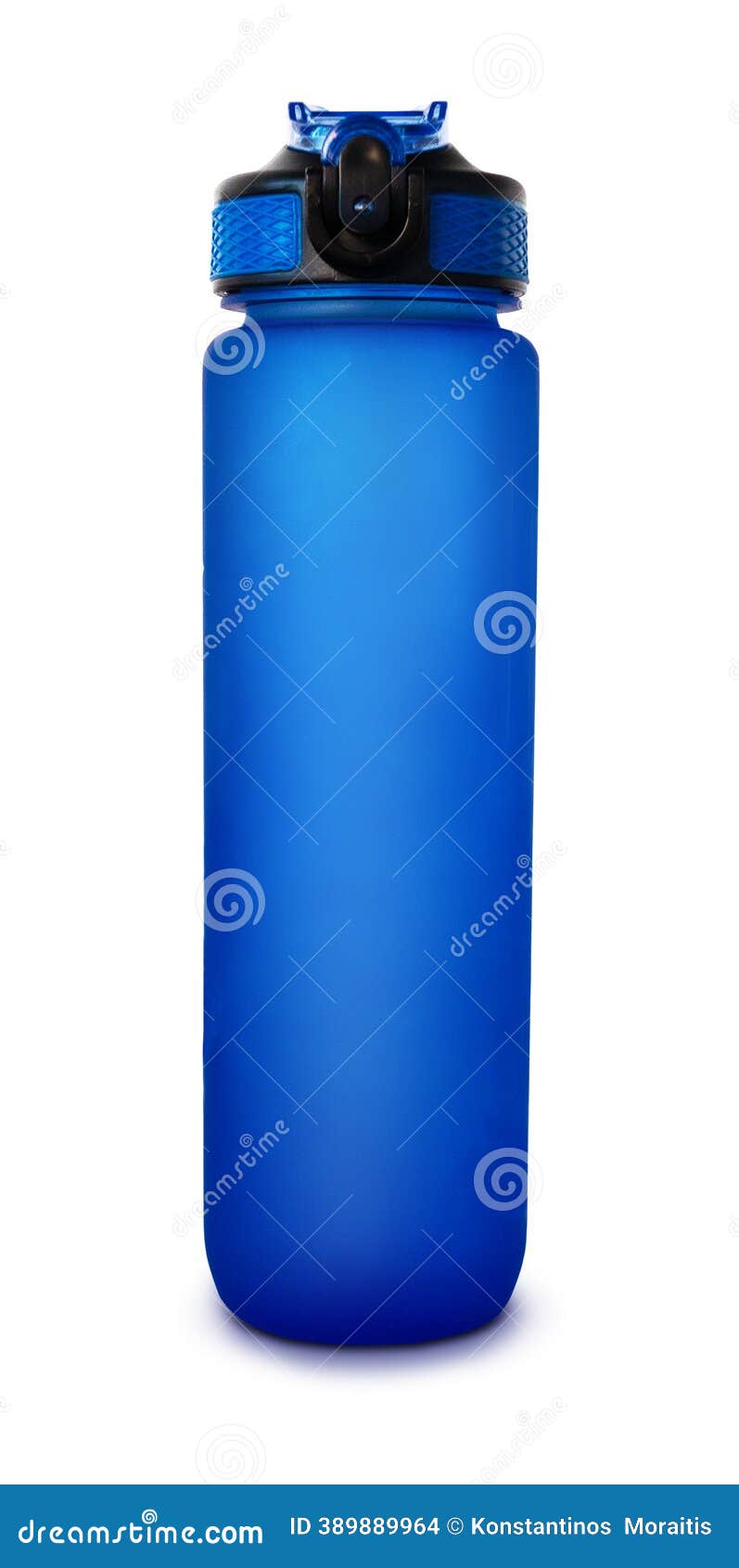 Two Big Blue Plastic Cooler Bottle For Potable Water Isolated On White ...