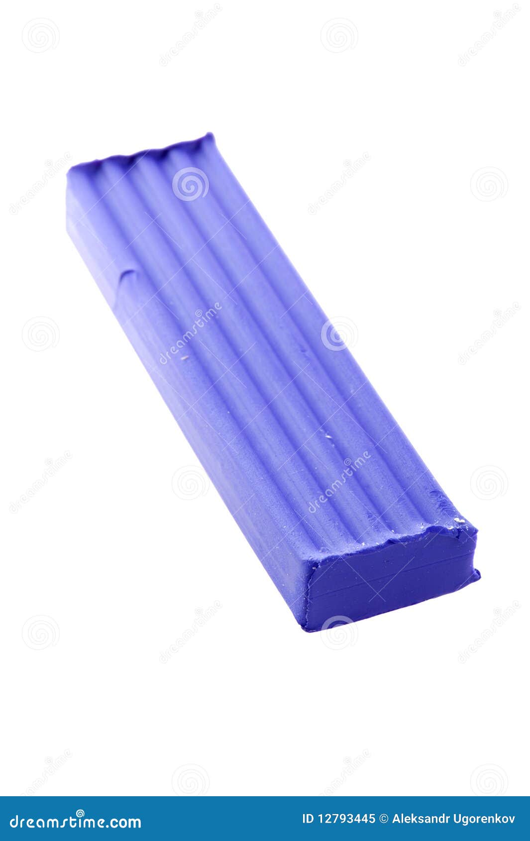 Blue Plasticine on White Macro Stock Image - Image of heap, cyan: 12793445
