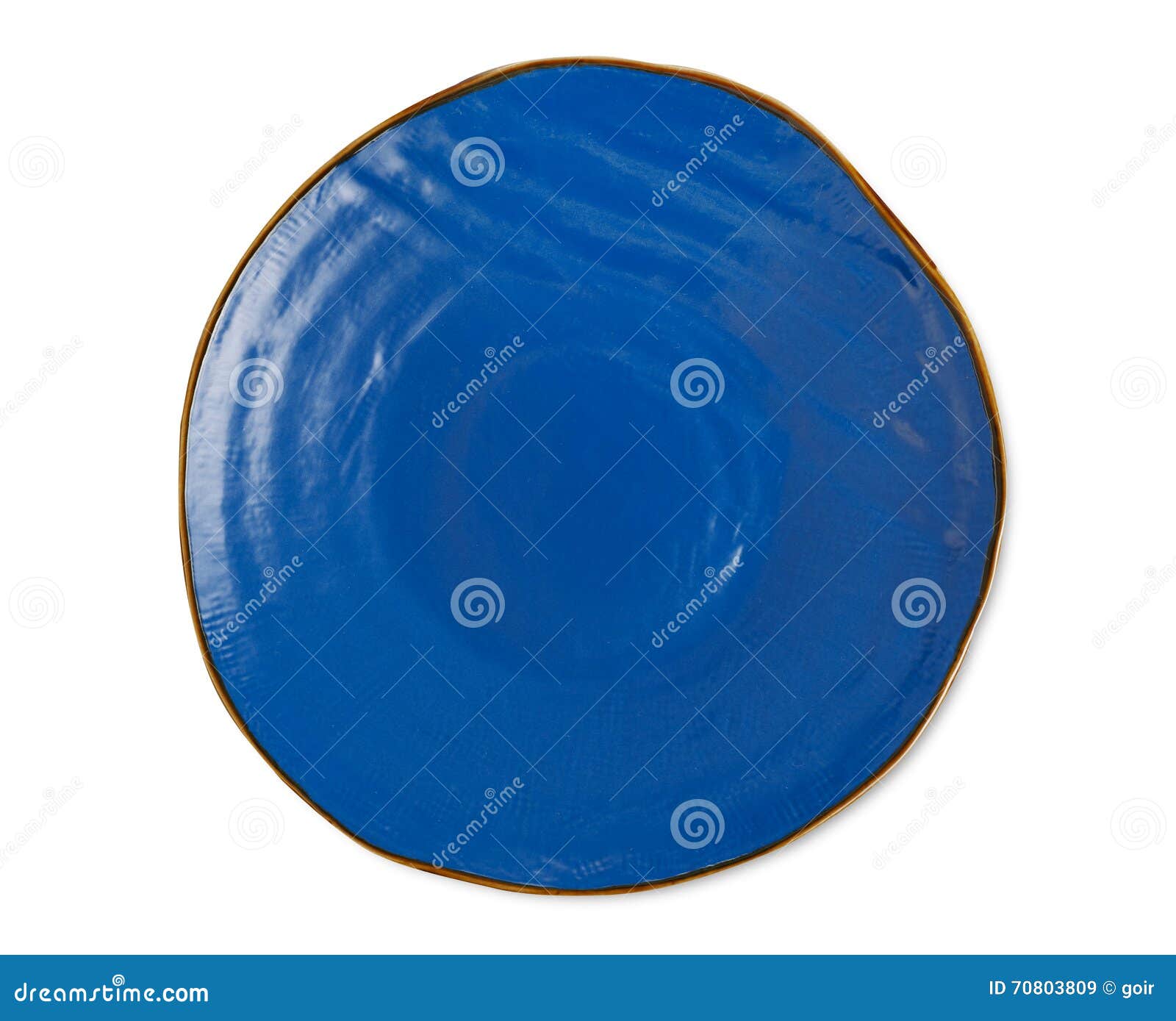 Blue plate stock image. Image of studio, retro, empty - 70803809
