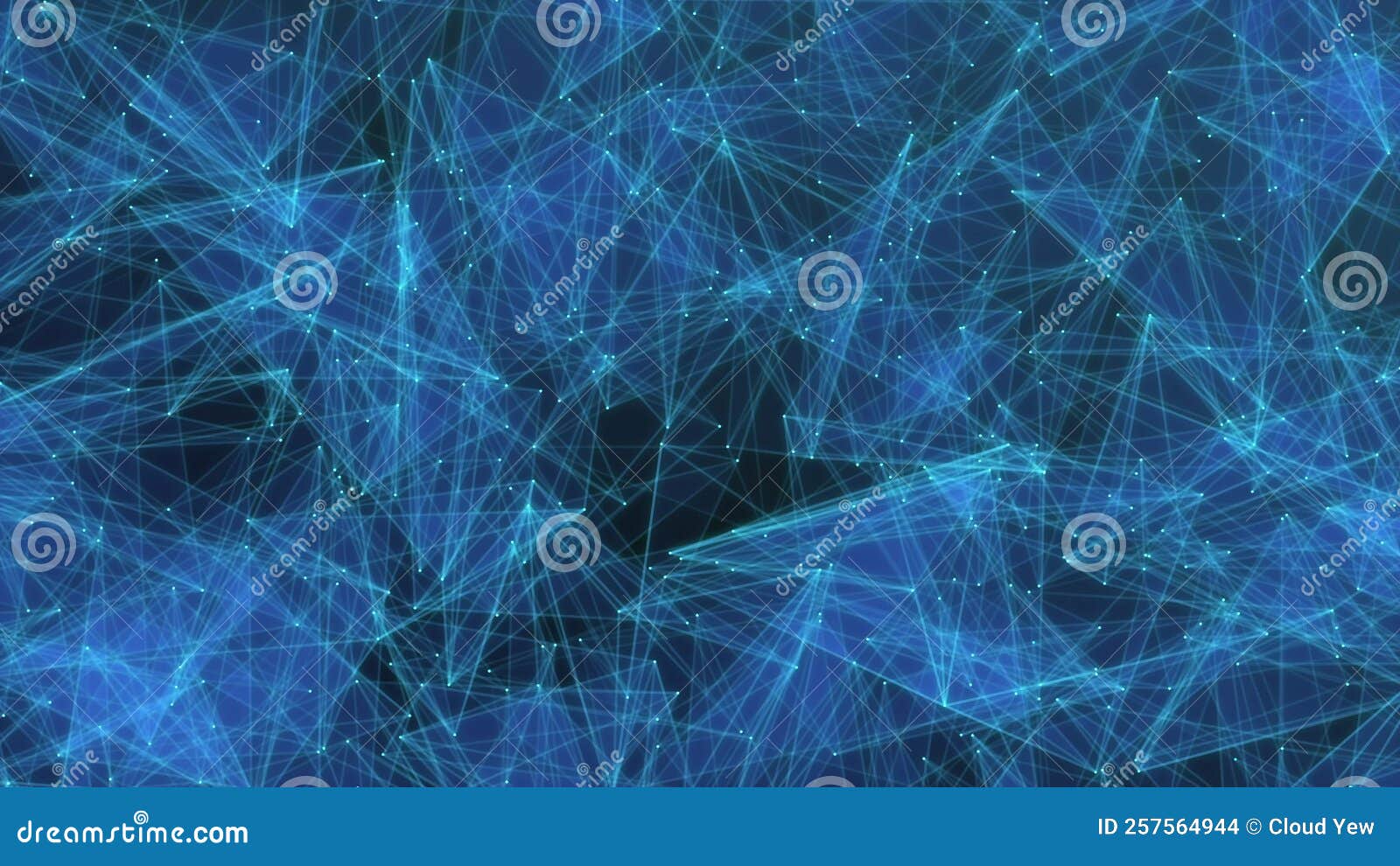 Blue Plexus Network Digital Motion Graphic Animation Background Stock Footage - Video of future ...