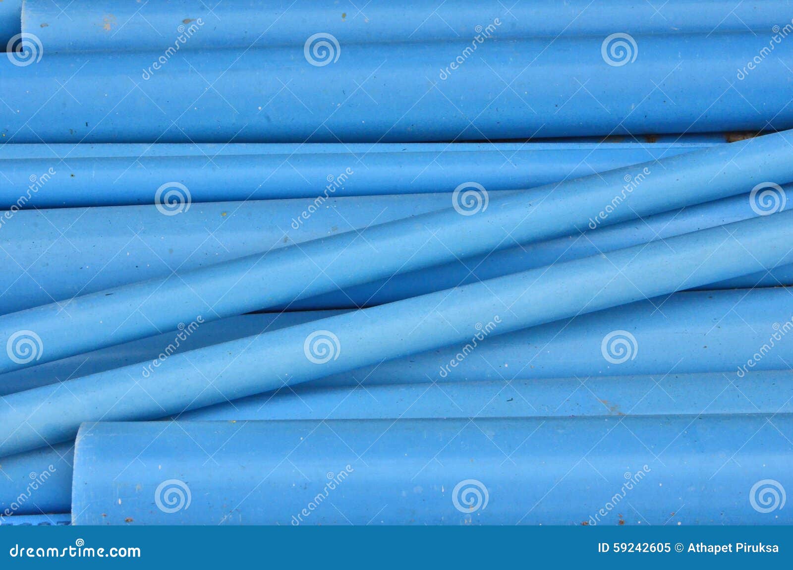 Blue plumbing pipes stock image. Image of equipment, abstract - 59242605