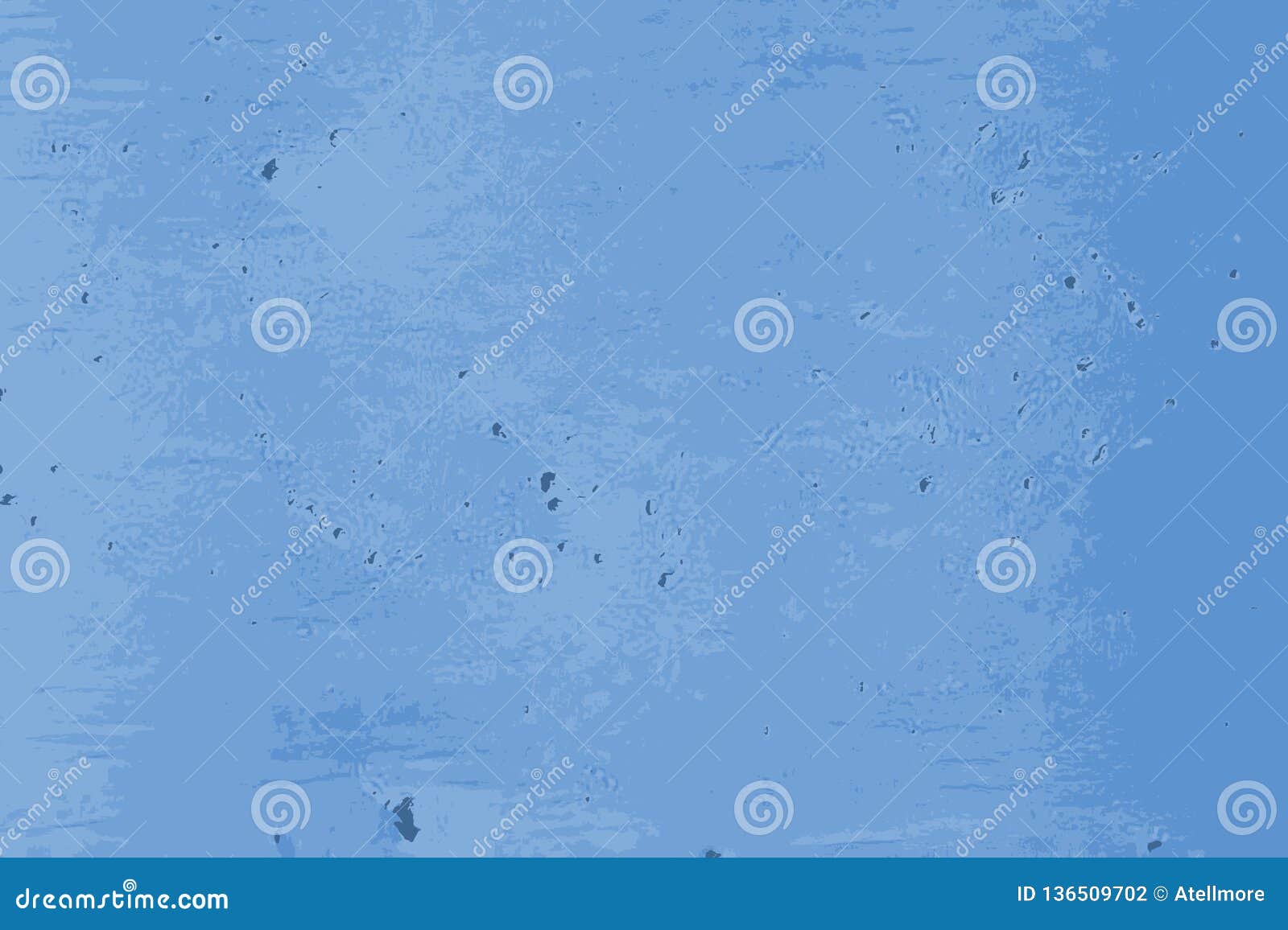 Blue Pocked Texture of a Cement Wall in the Street Stock Illustration ...