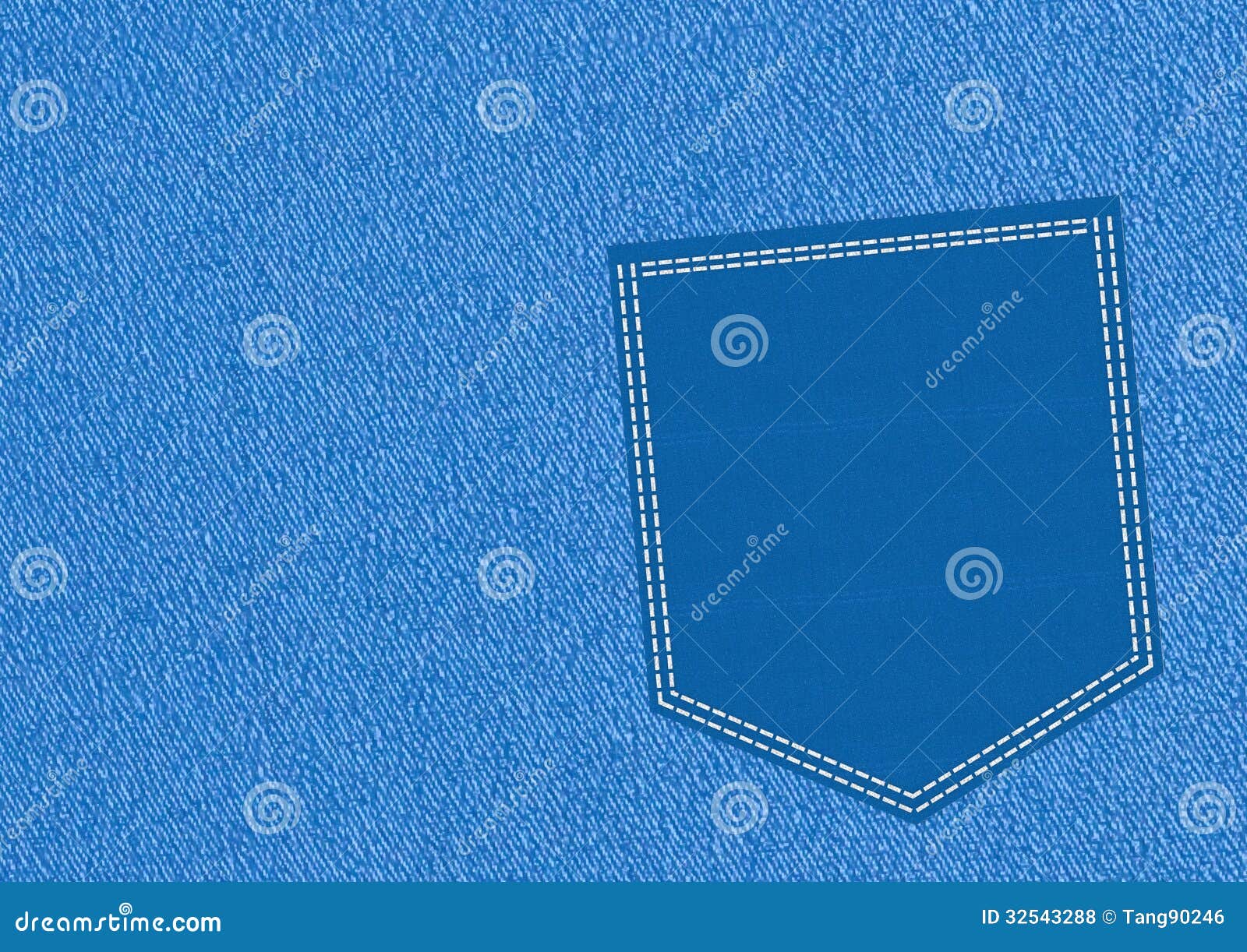 Blue pocket stock illustration. Illustration of effects - 32543288