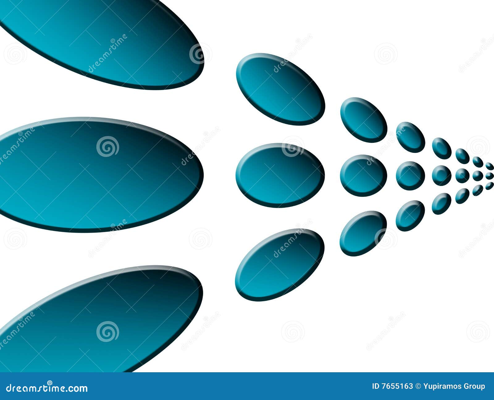 Blue points stock illustration. Illustration of curve - 7655163