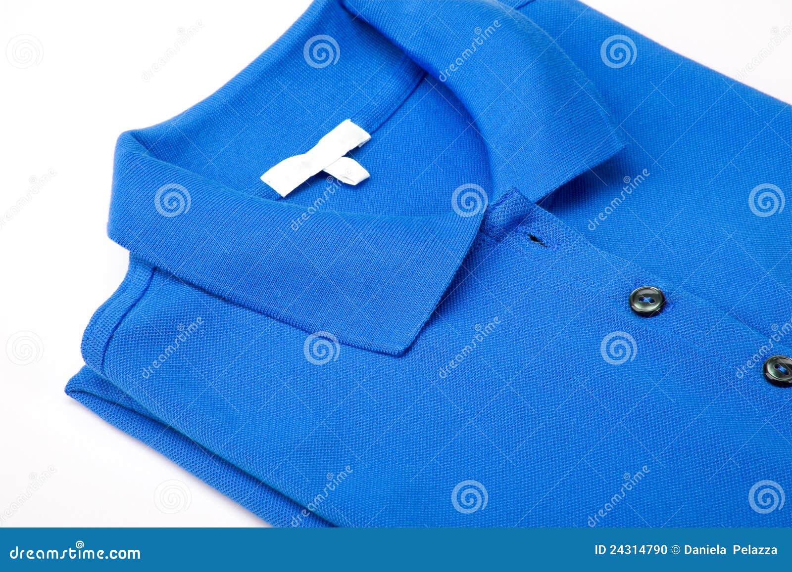 Blue polo shirt stock photo. Image of retail, background - 24314790