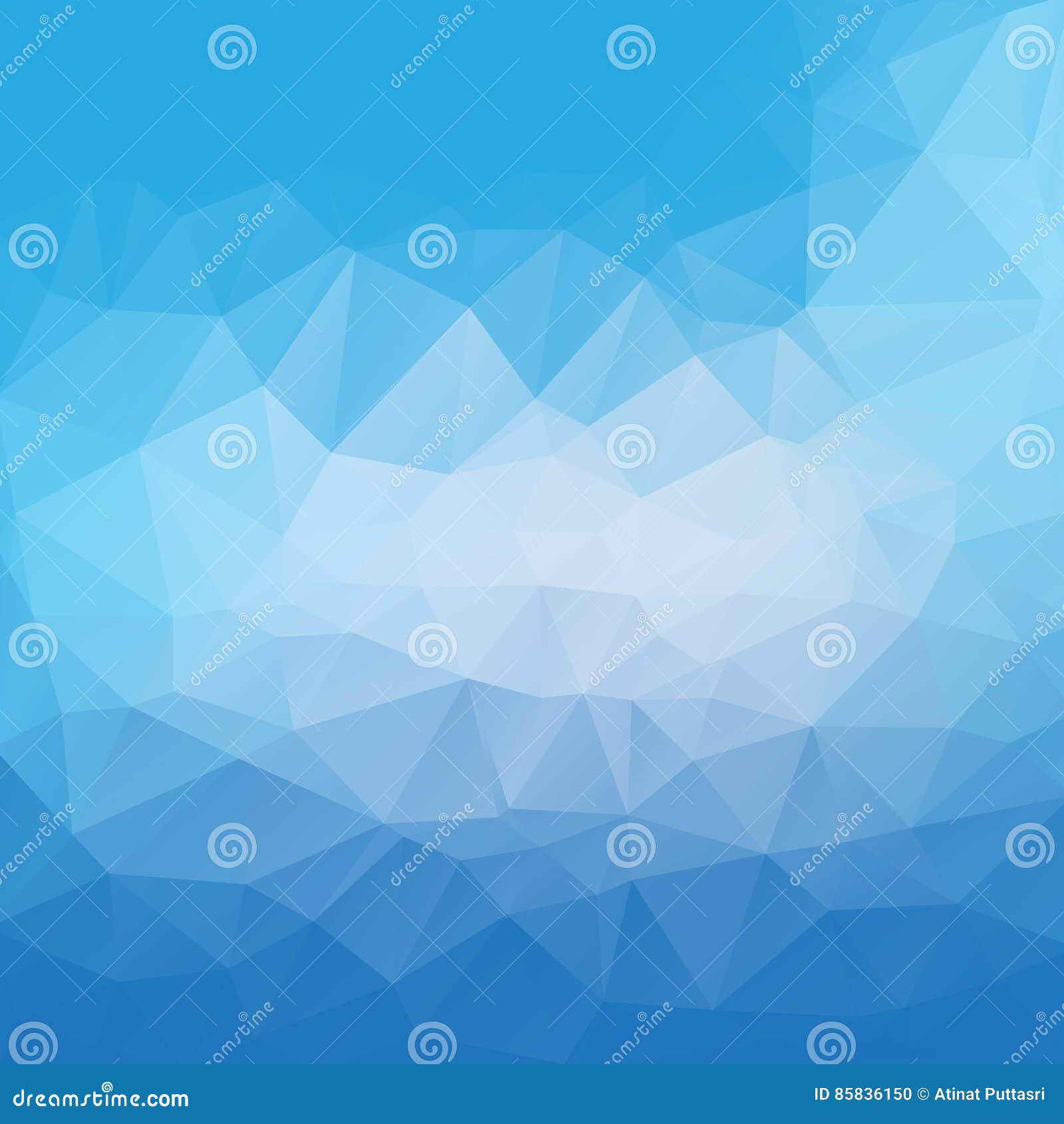 Blue Poly Abstract Background Stock Vector - Illustration of blue ...