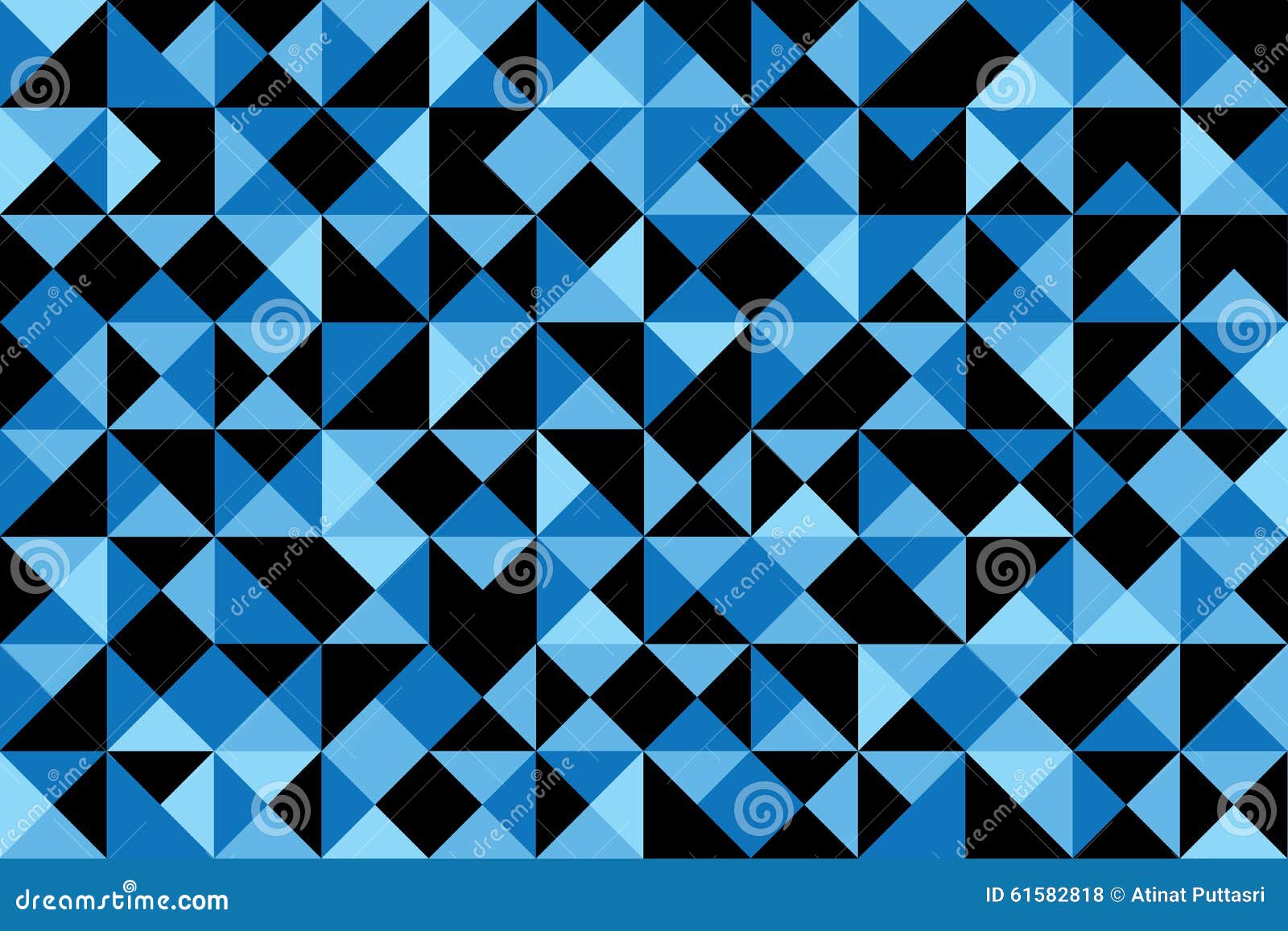Blue poly abstract stock vector. Illustration of design - 61582818