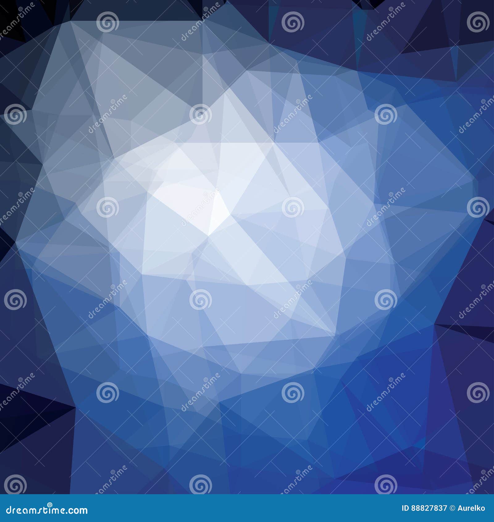 Blue poly stock vector. Illustration of diamond, modern - 88827837