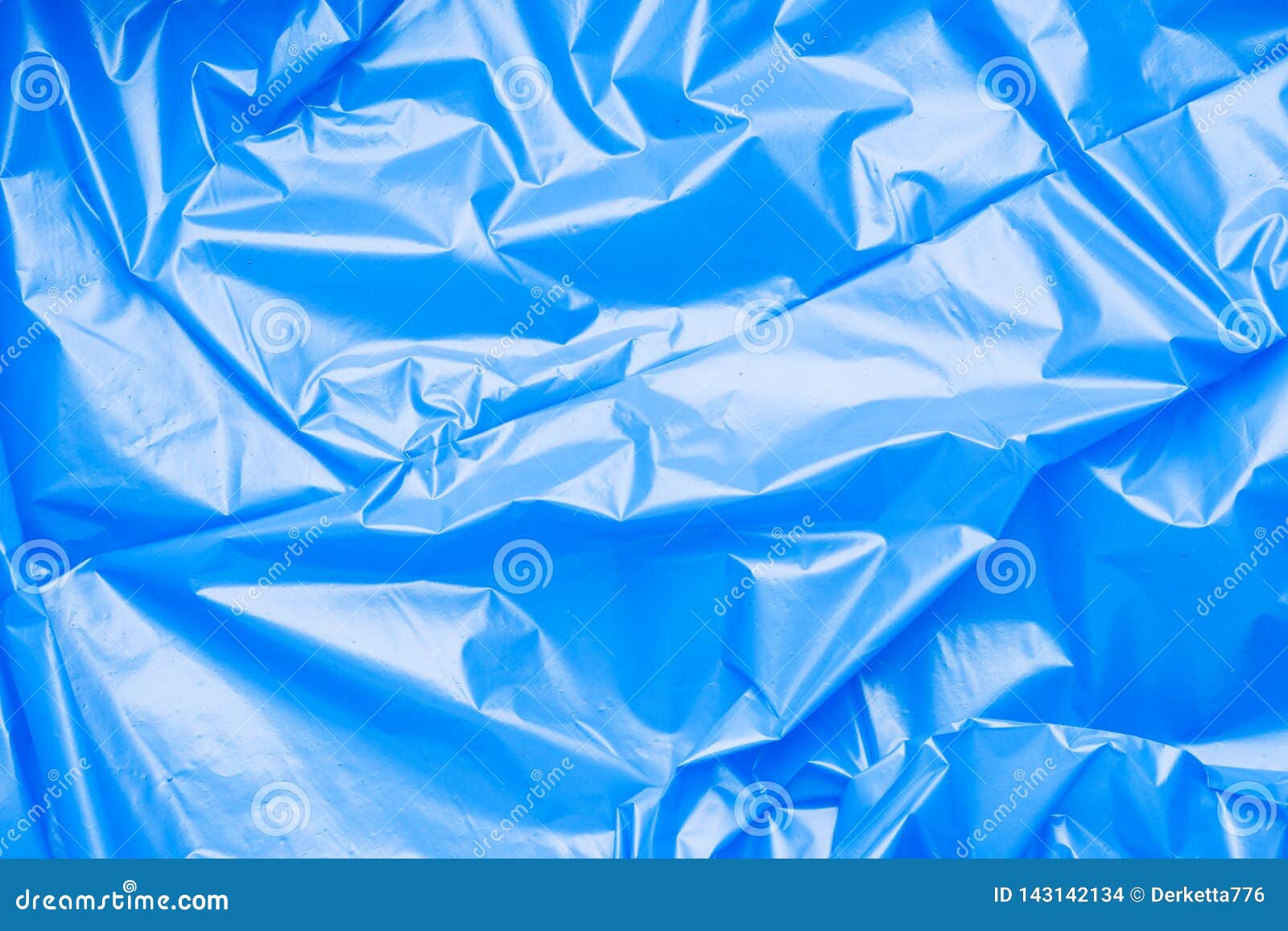 Blue Polyethylene Texture. Background Exhaust Cellophane Package Stock ...