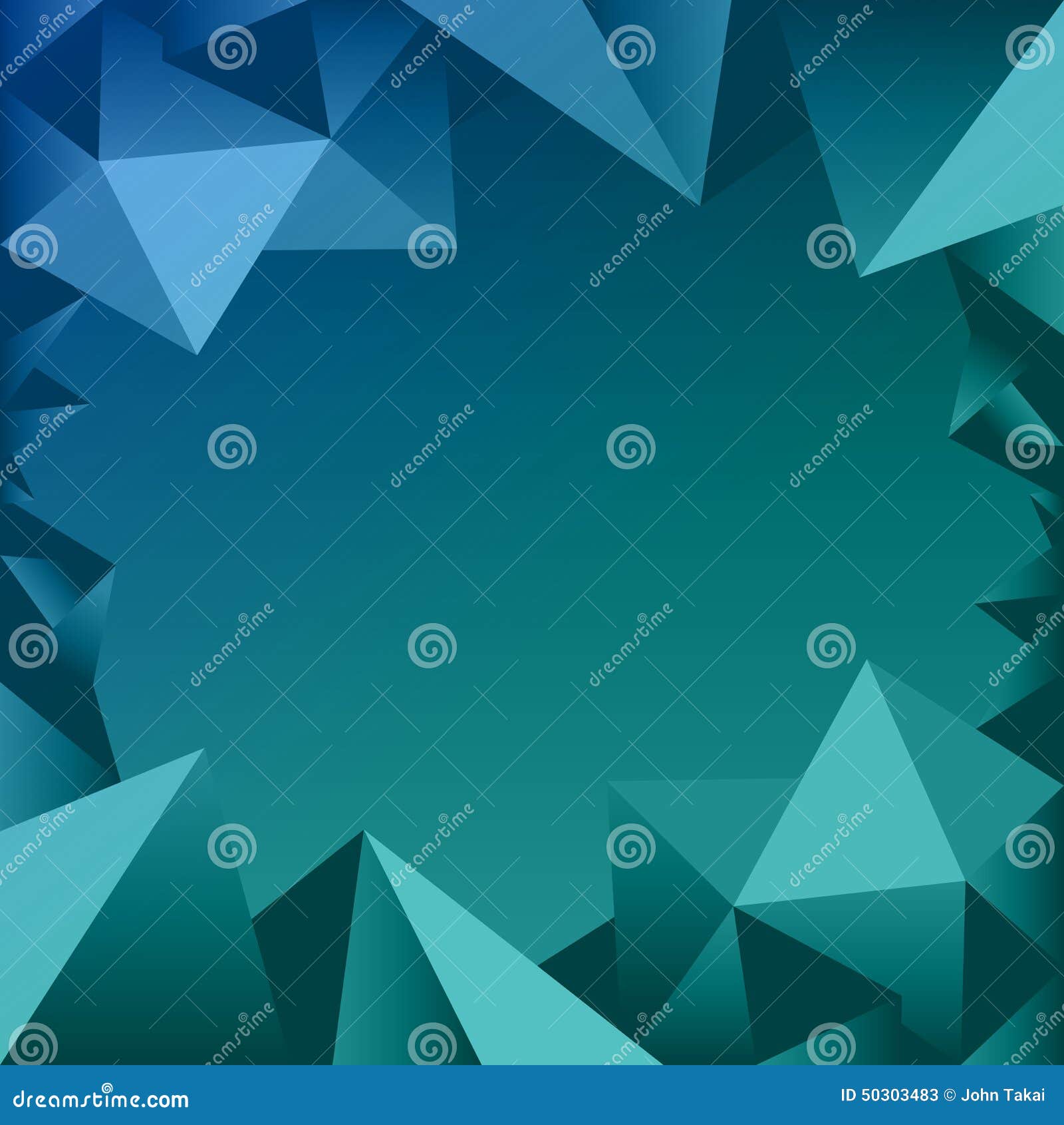 Blue Polygon Border Icon stock vector. Illustration of graphic - 50303483