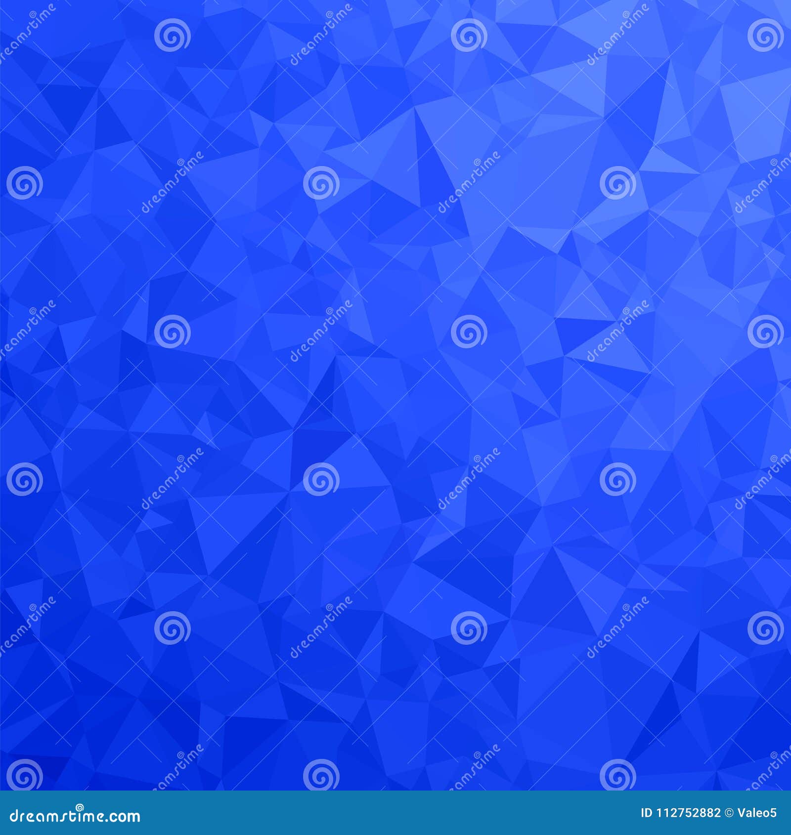 Blue Polygonal Background. Triangular Pattern. Low Poly Texture. Abstract Mosaic Modern Design ...