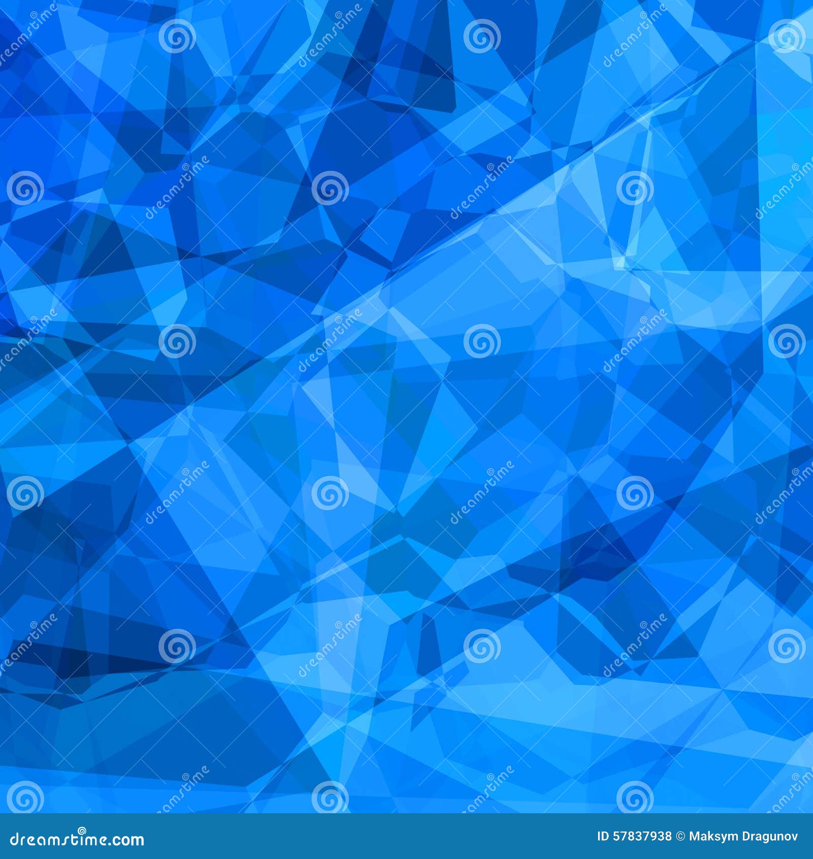 Blue polygons stock illustration. Illustration of creative - 57837938