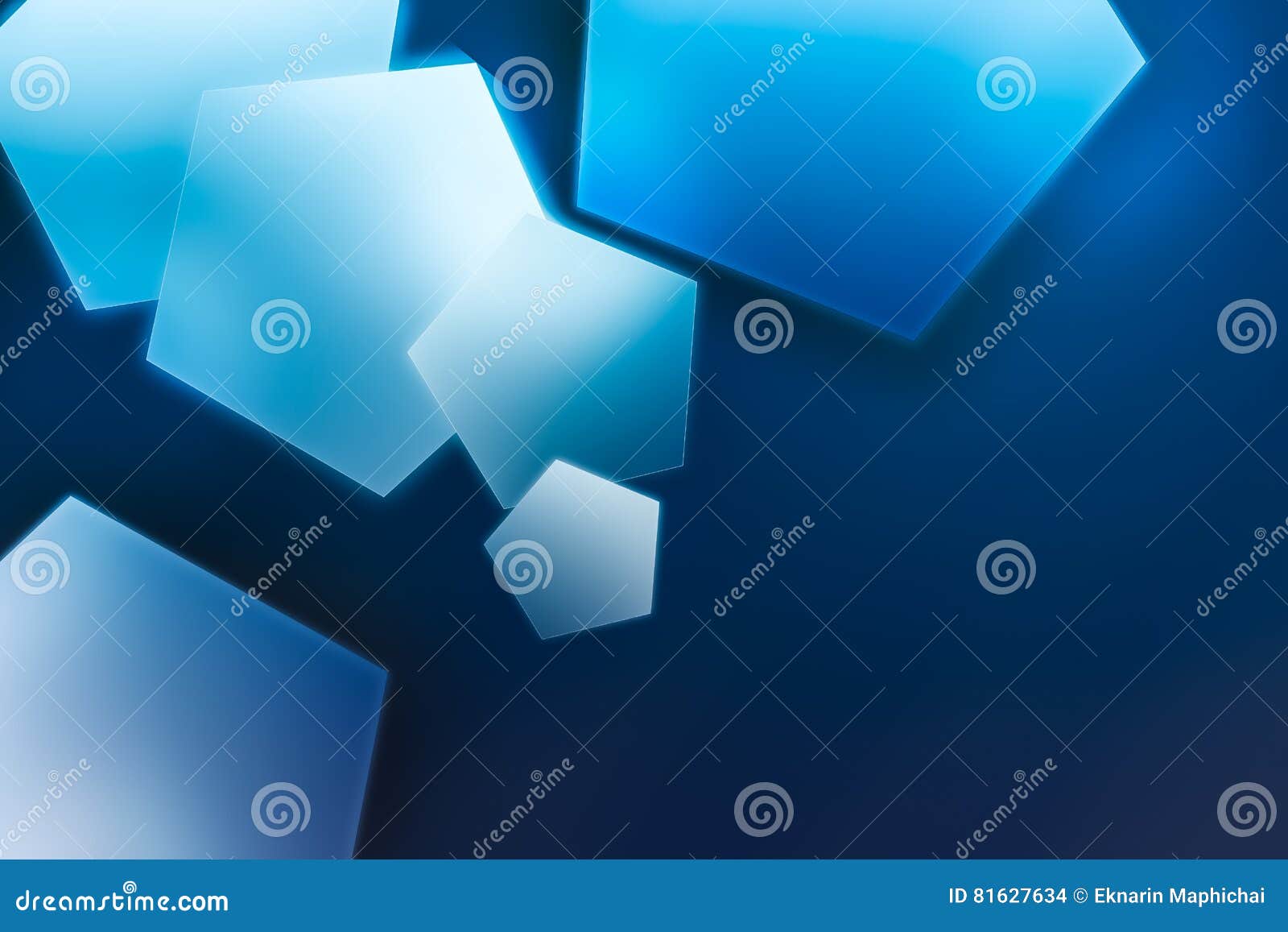 Blue polygons stock illustration. Illustration of digital - 81627634