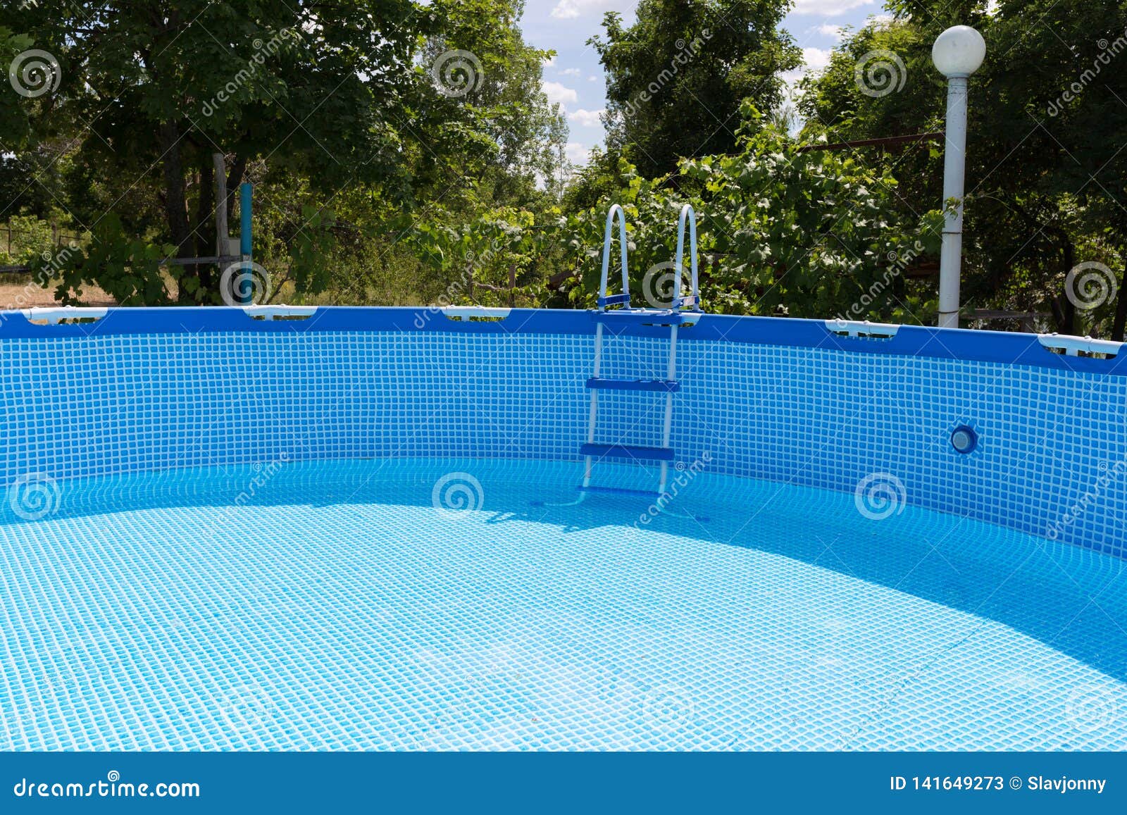 The Blue Pool is Half Filled with Water Stock Image - Image of lantern ...