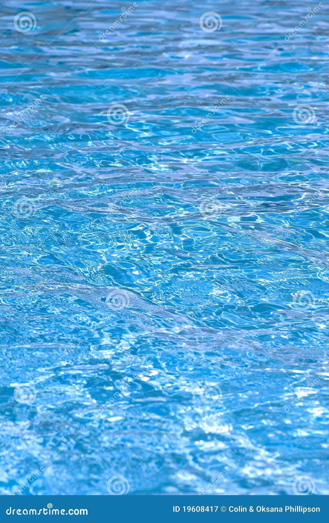 Blue pool water stock image. Image of abstract, swimming - 19608417