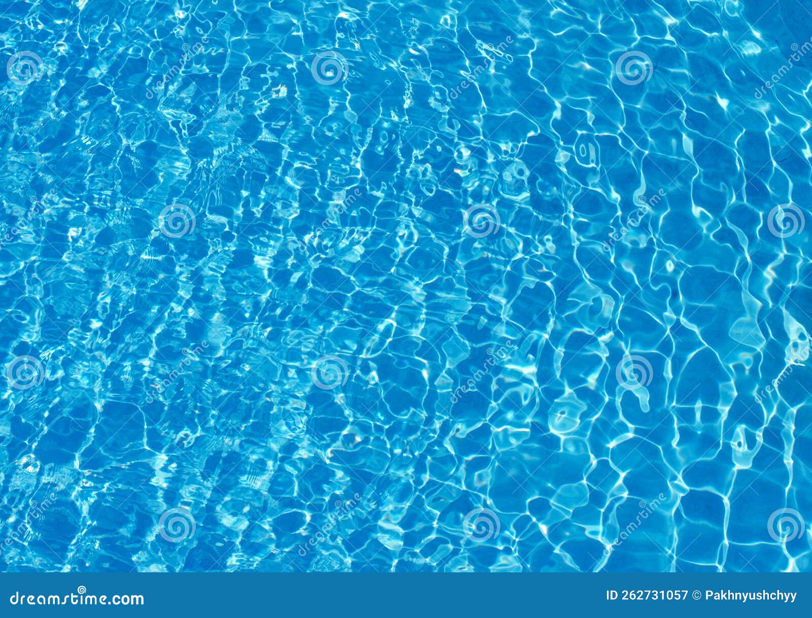 Blue pool water stock image. Image of summer, refreshing - 262731057