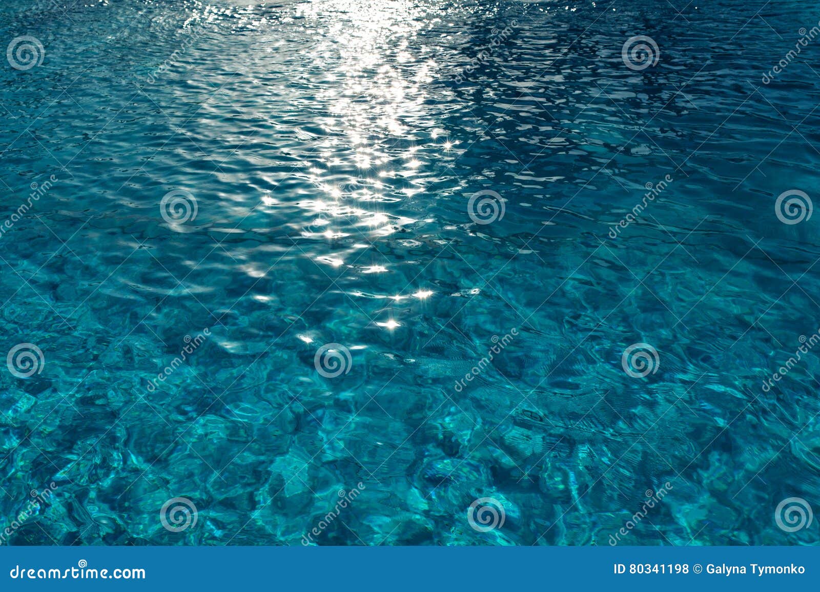 Blue Pool Water Texture for the Background Stock Photo - Image of ...