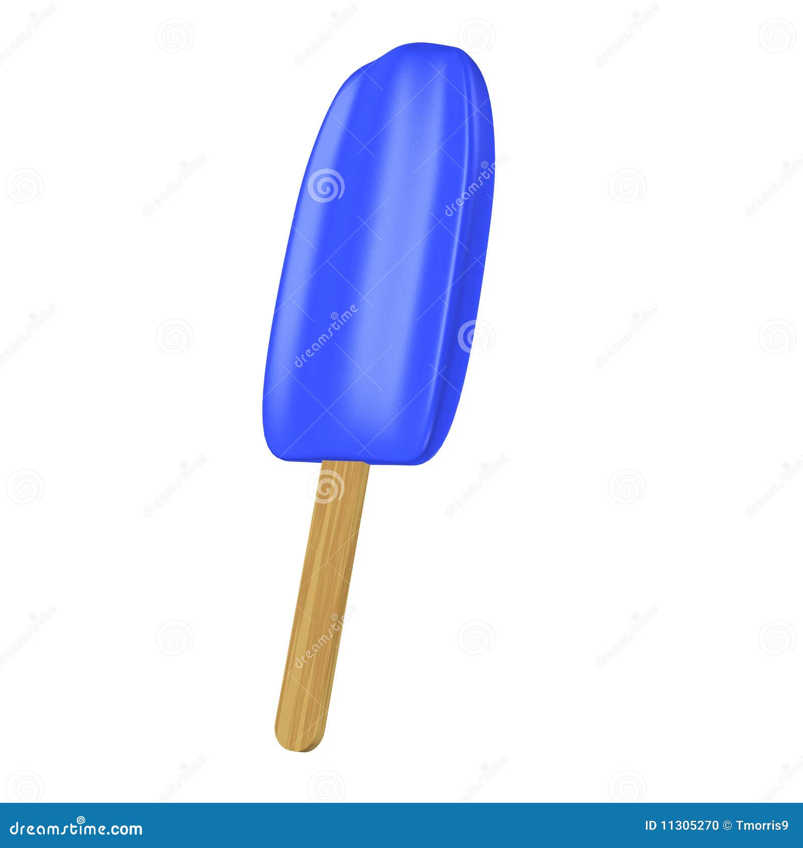 A Blue popsicle stock illustration. Illustration of desert - 11305270