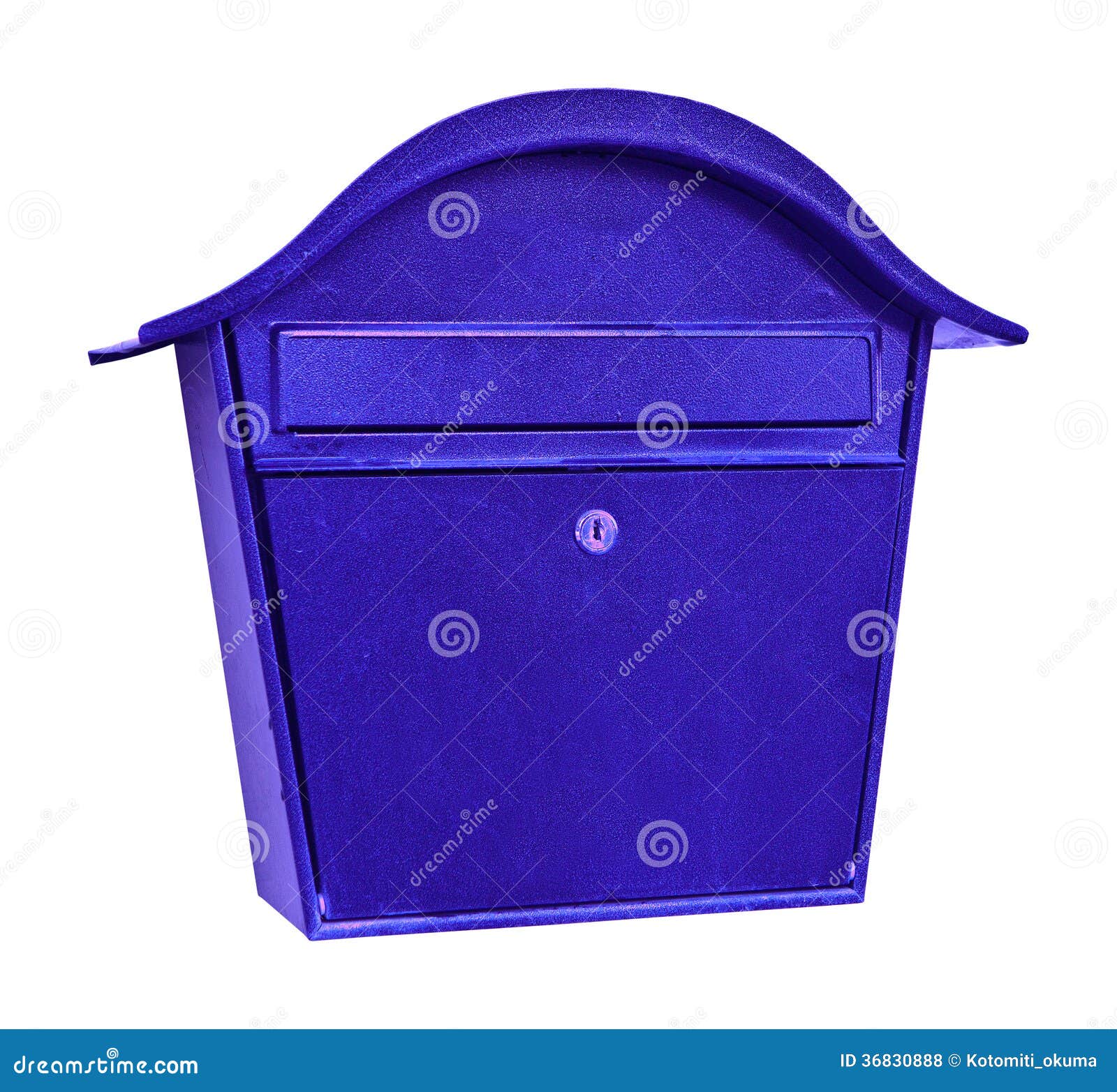 Blue post box stock photo. Image of send, mailbox, colorful - 36830888