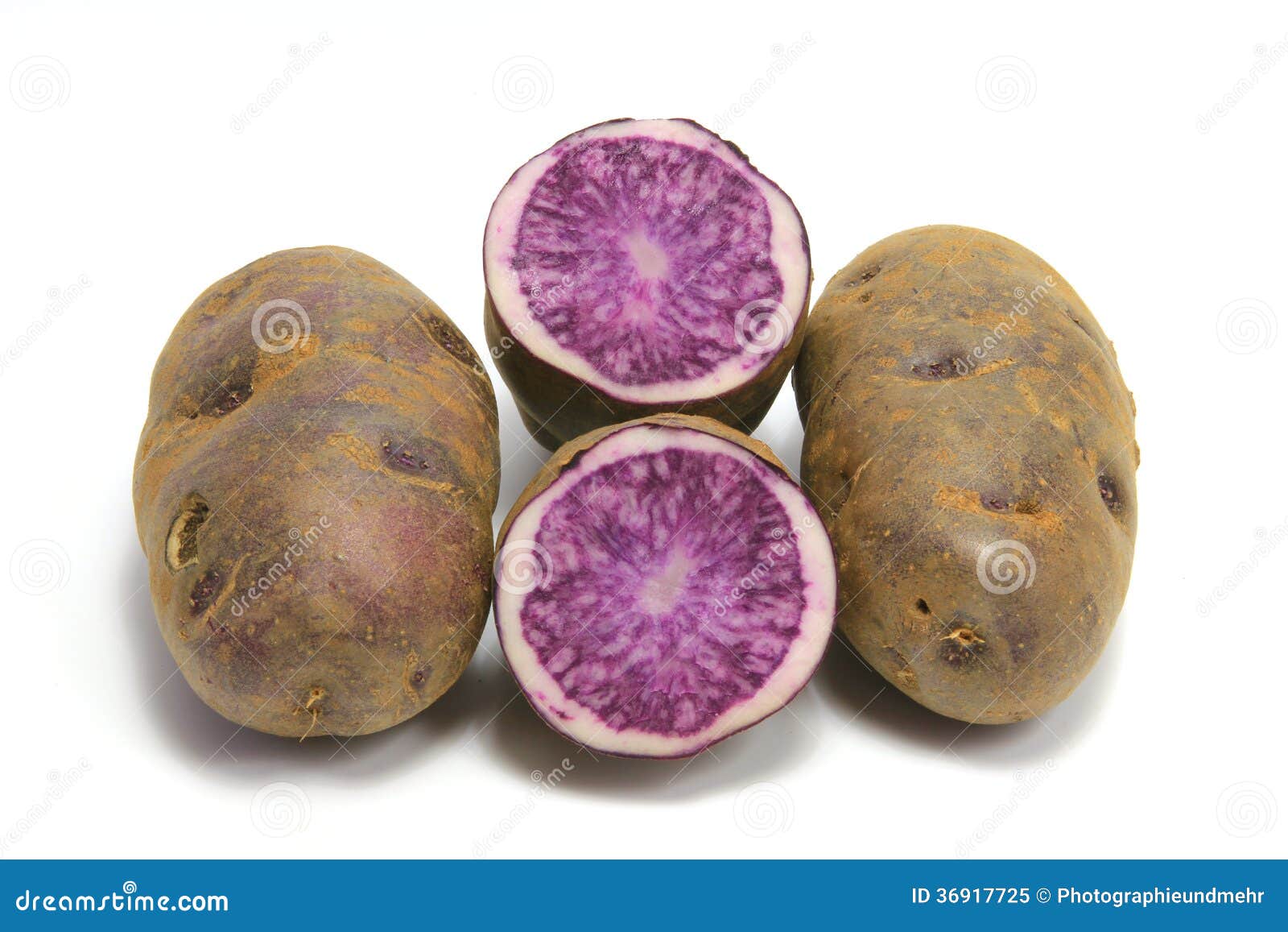 Blue Potatoes stock image. Image of horizontal, consumption - 36917725