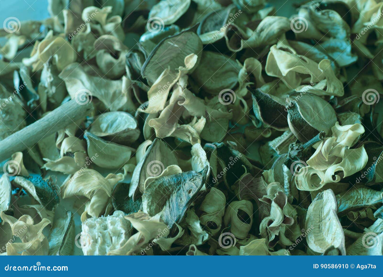 Blue Potpourri Dried Plants and Flowers Stock Photo - Image of natural ...