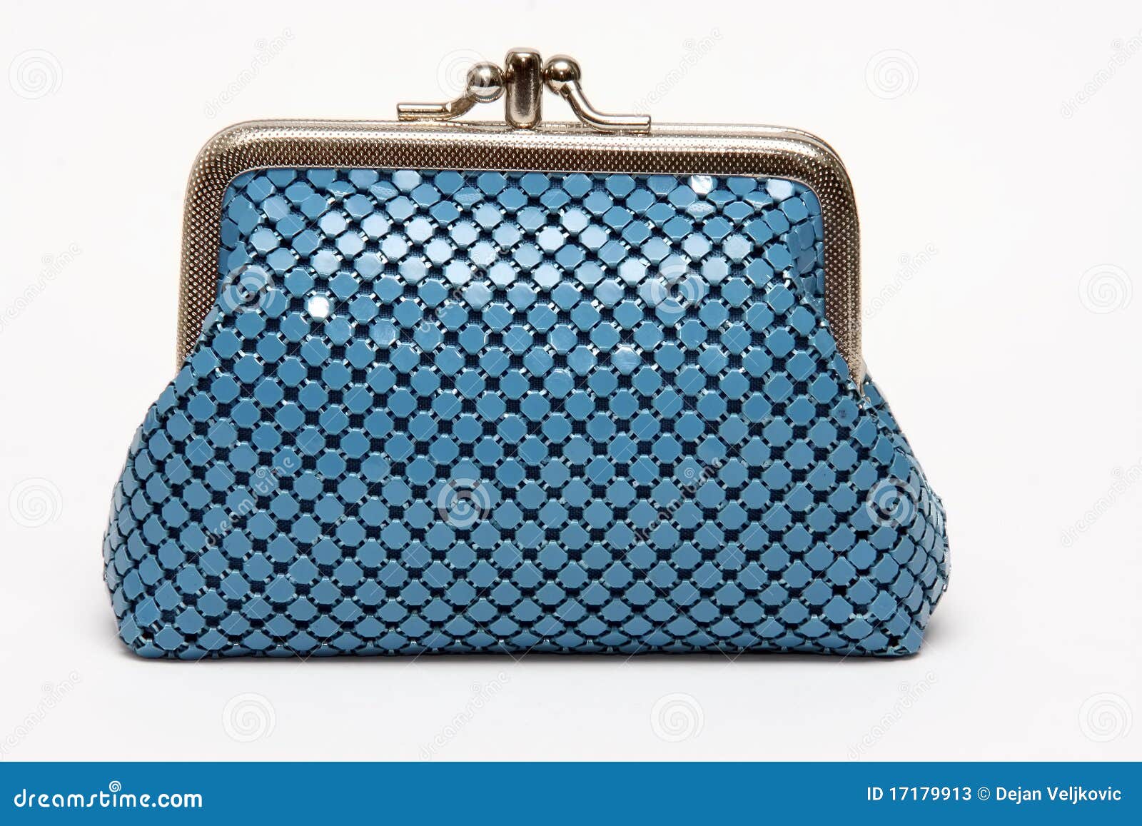 Blue pouch stock image. Image of purse, elegance, personal - 17179913