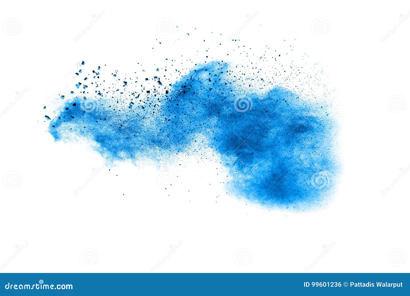 Blue powder explosion stock illustration. Illustration of magenta ...