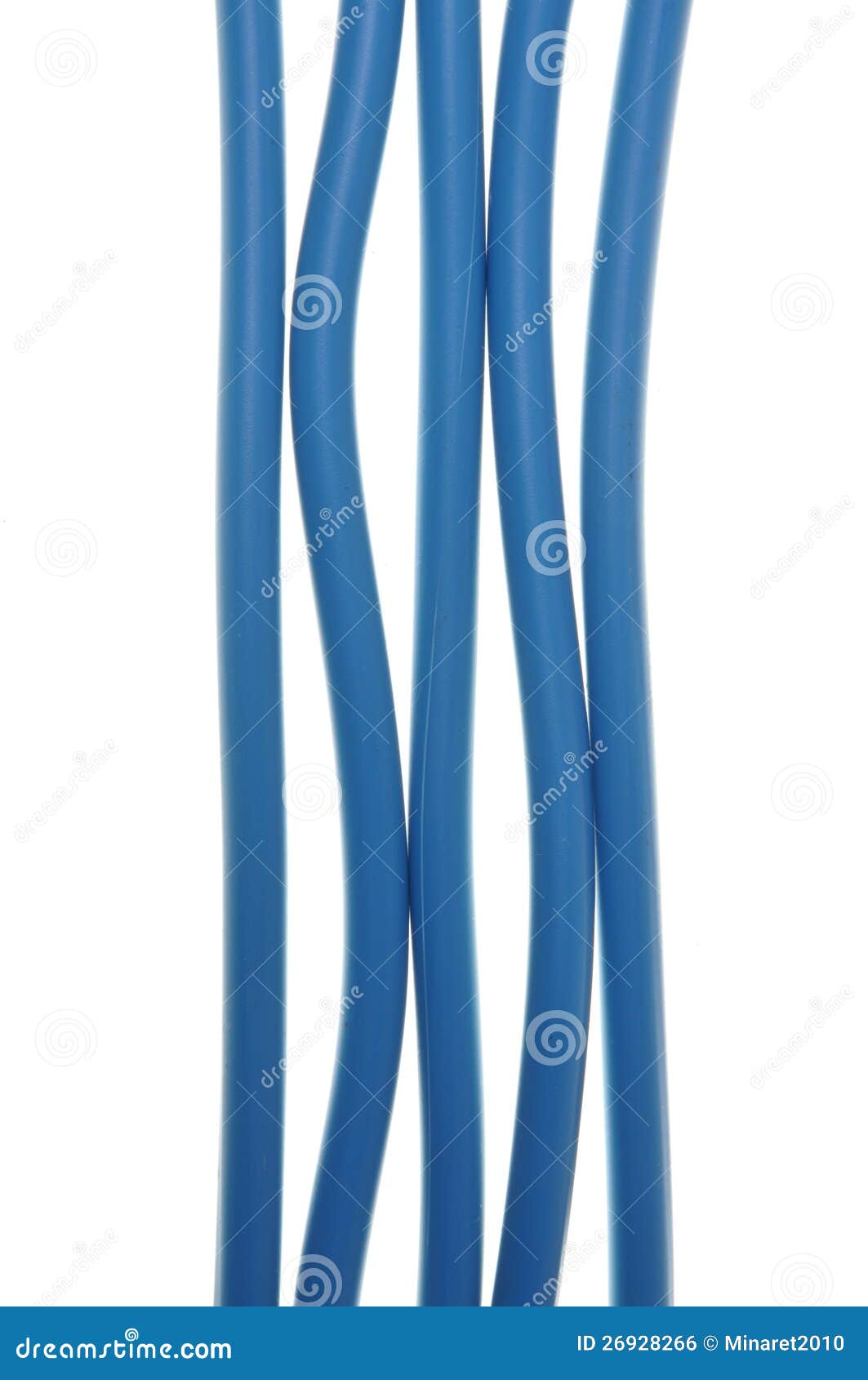 Blue power supply cable stock photo. Image of blue, electric - 26928266